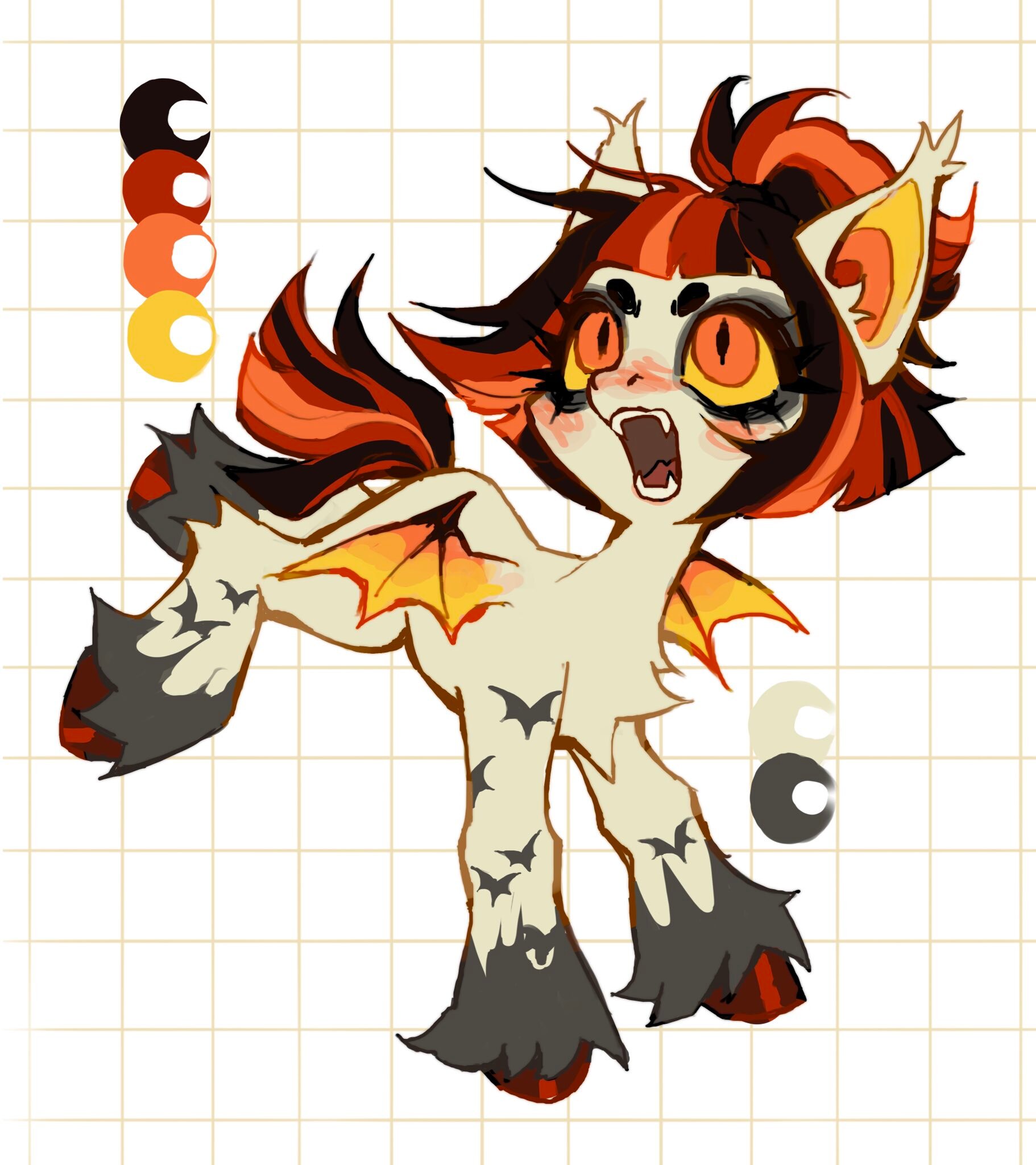 #3258165 - safe, artist:p0nyplanet, oc, oc only, unnamed oc, bat pony ...