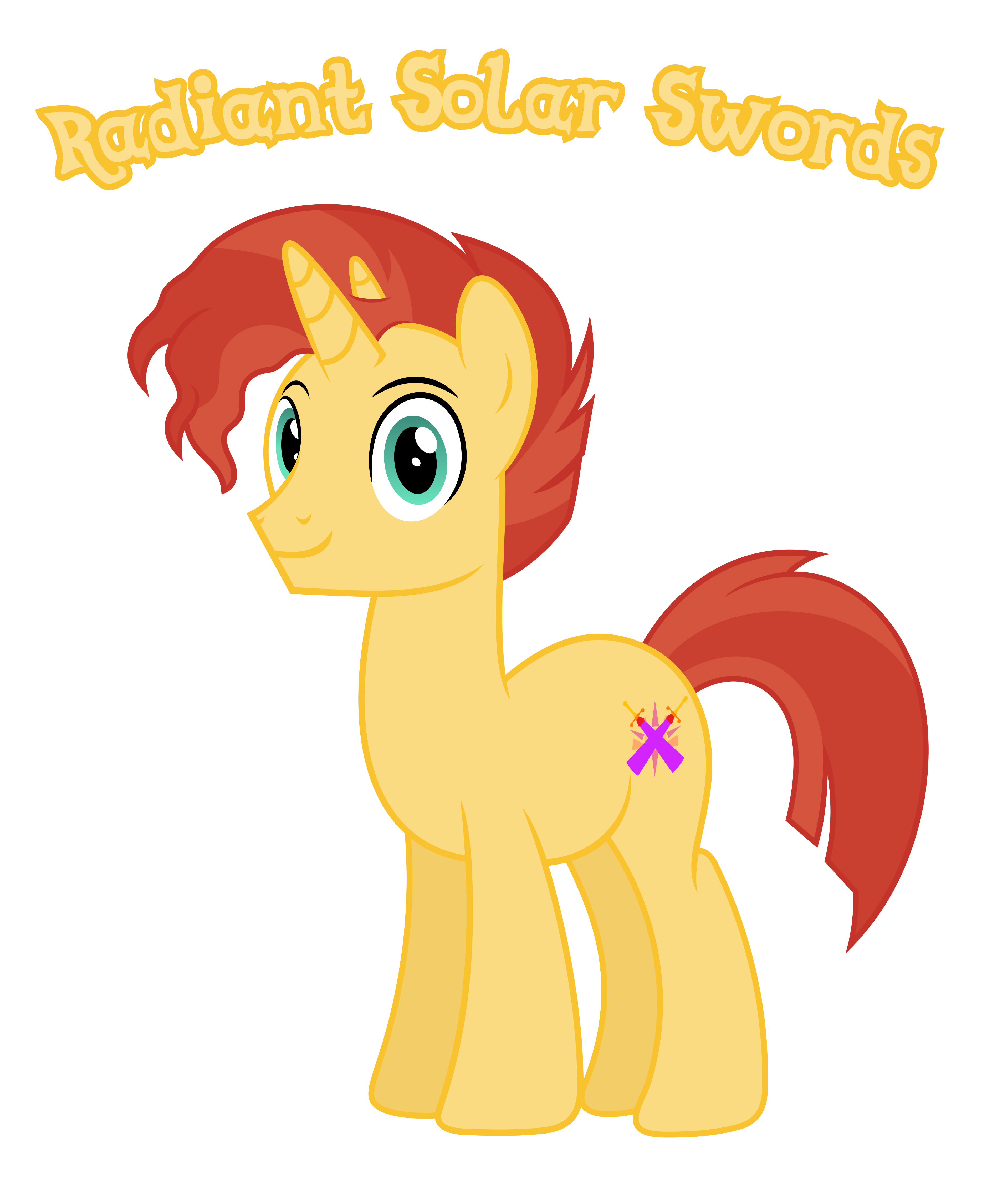 #3261267 - safe, anonymous artist, oc, oc only, oc:radiant solar swords ...