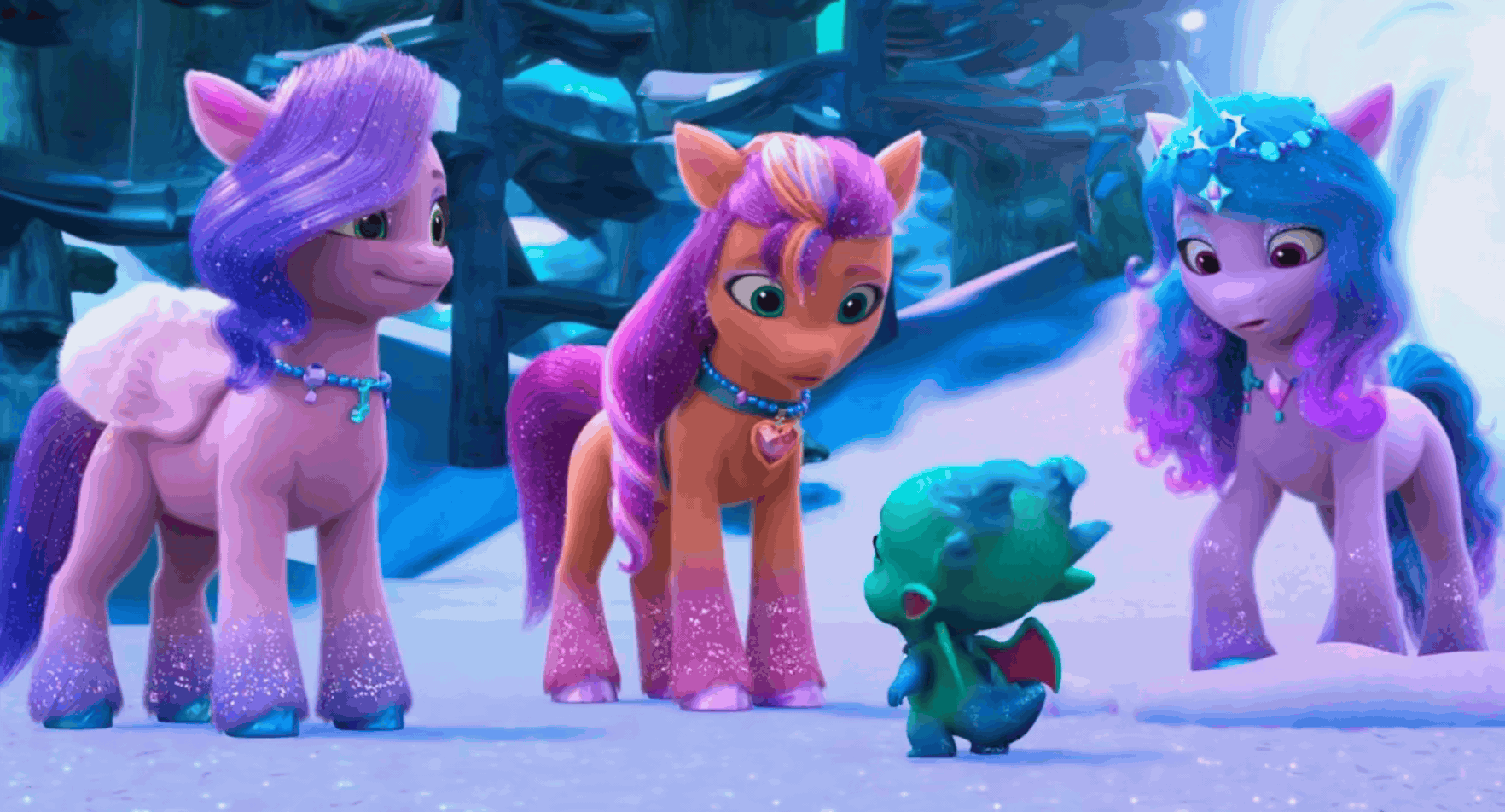 #3261701 - safe, screencap, izzy moonbow, pipp petals, sparky ...