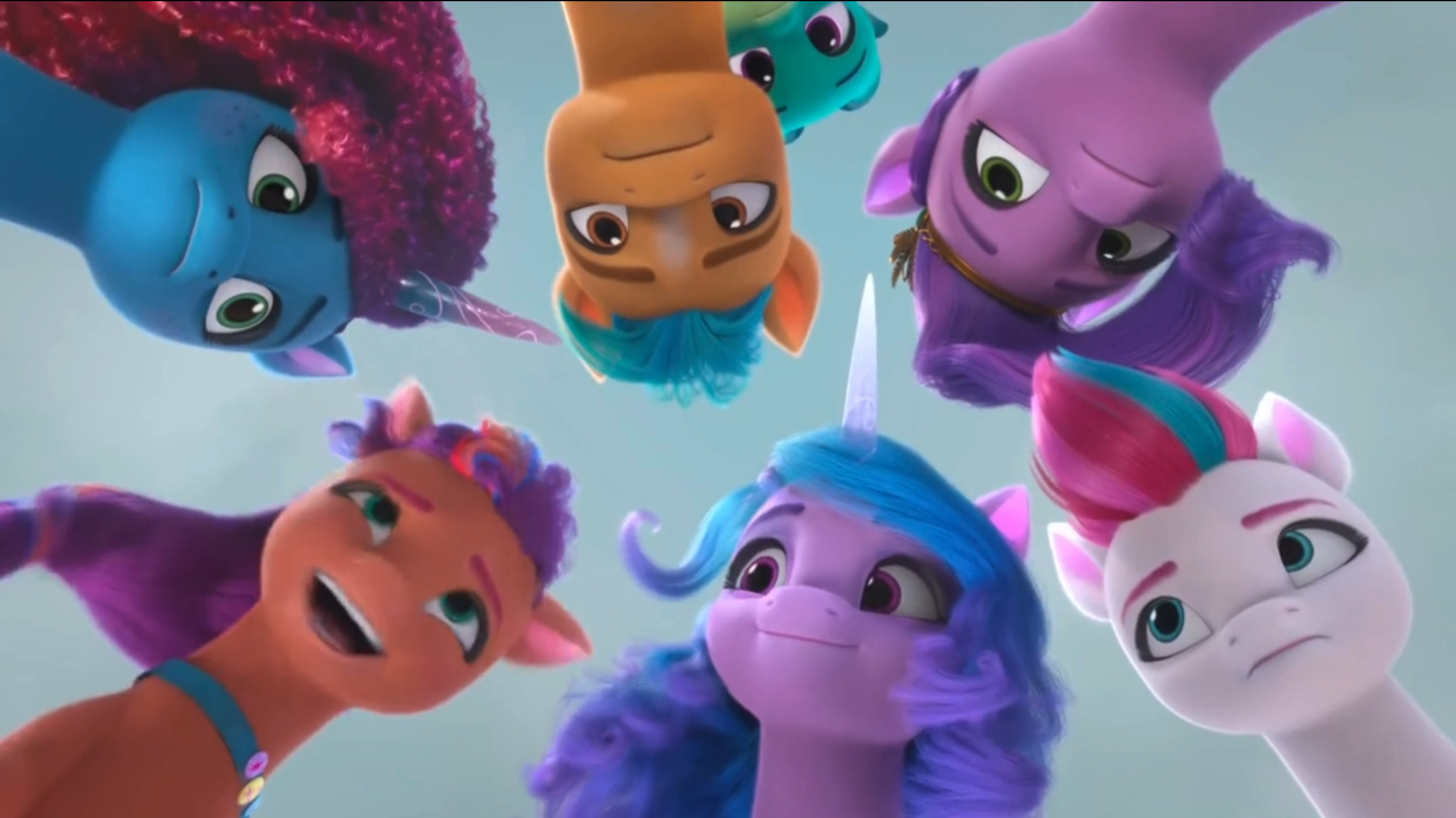 #3252644 - safe, screencap, hitch trailblazer, izzy moonbow, misty ...