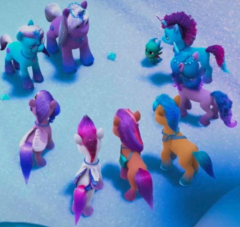 #3265062 - safe, screencap, comet (g5), hitch trailblazer, izzy moonbow, misty brightdawn, pipp ...