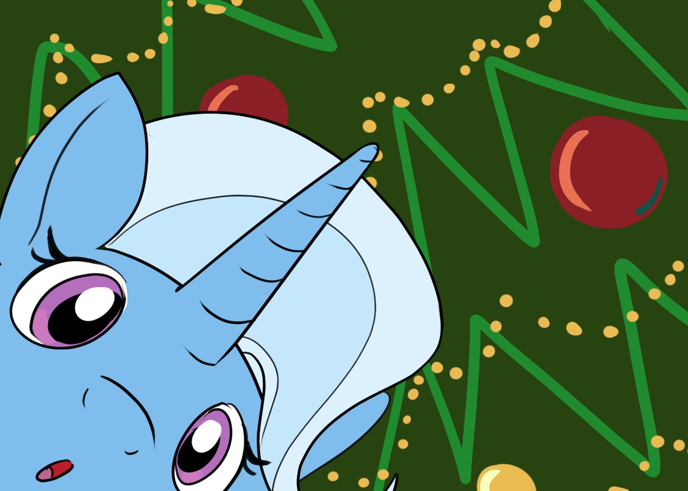 #3266305 - safe, artist:rocket-lawnchair, trixie, pony, unicorn, g4 ...