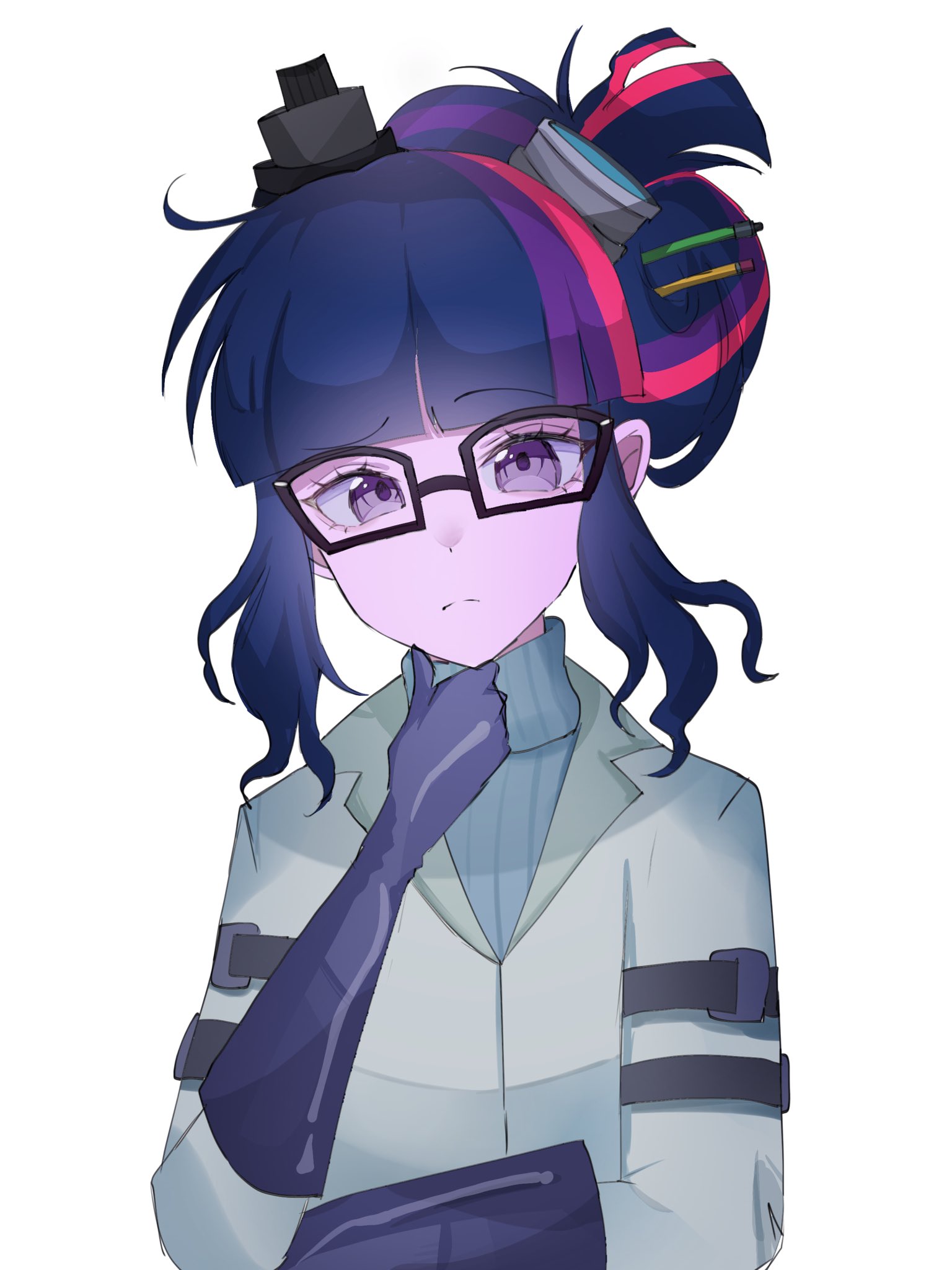 #3266500 - safe, artist:m09160, sci-twi, twilight sparkle, human ...