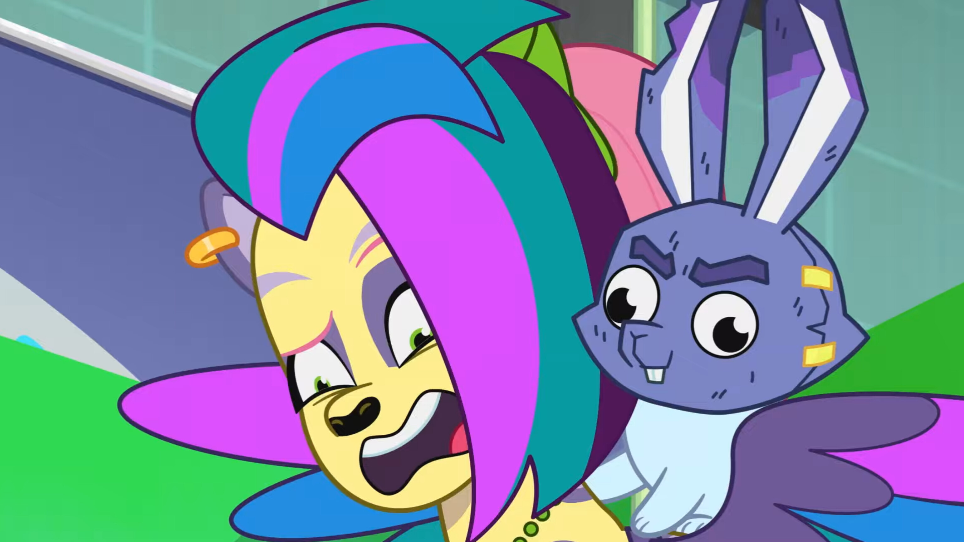 #3266516 - safe, screencap, allura, posey bloom, twitch (g5), earth ...