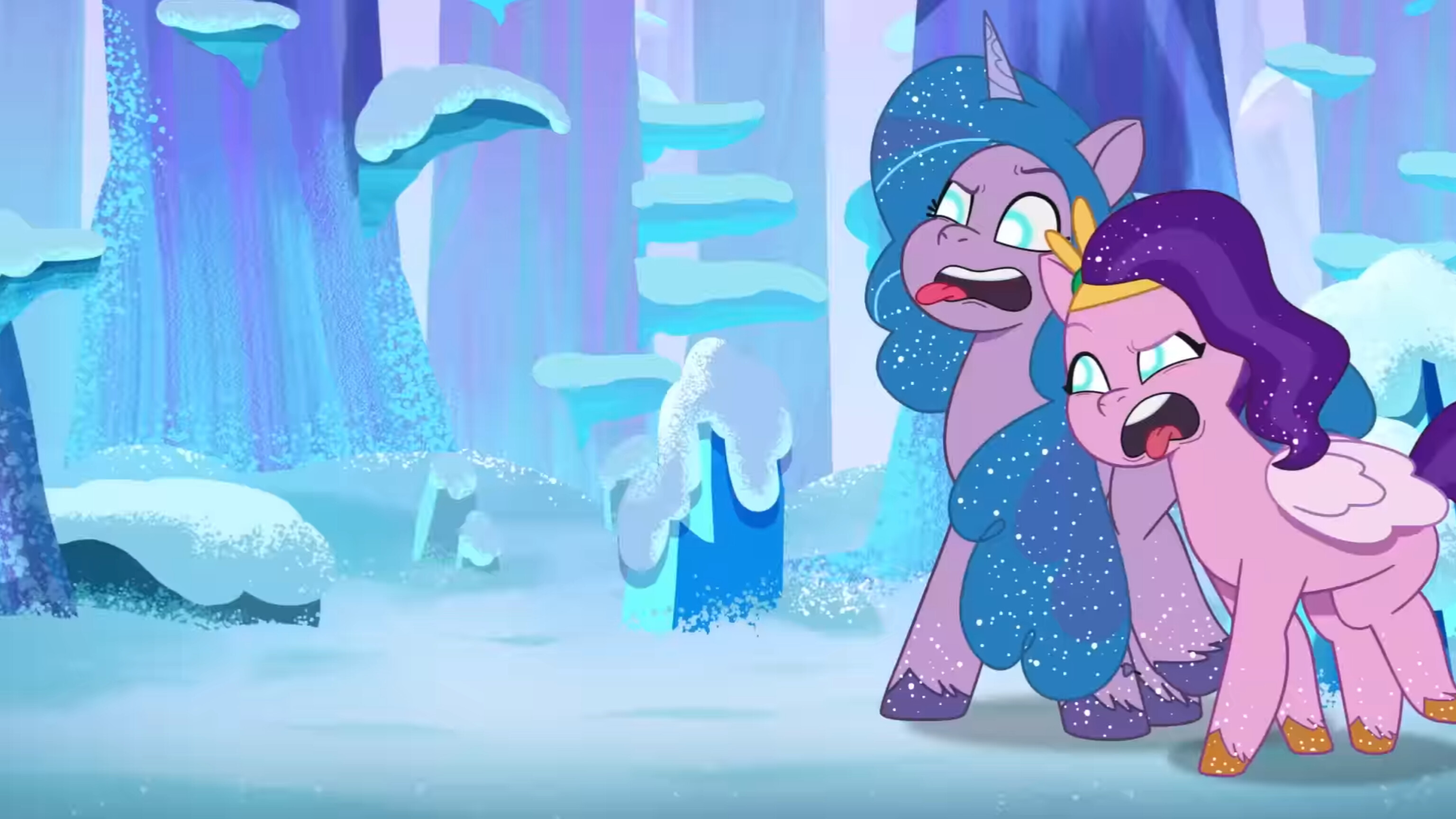 #3267118 - safe, screencap, izzy moonbow, pipp petals, pegasus, pony ...