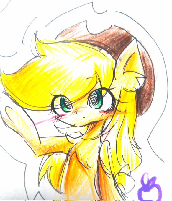 #3268358 - safe, artist:うめおにぎり, applejack, earth pony, pony, g4 ...