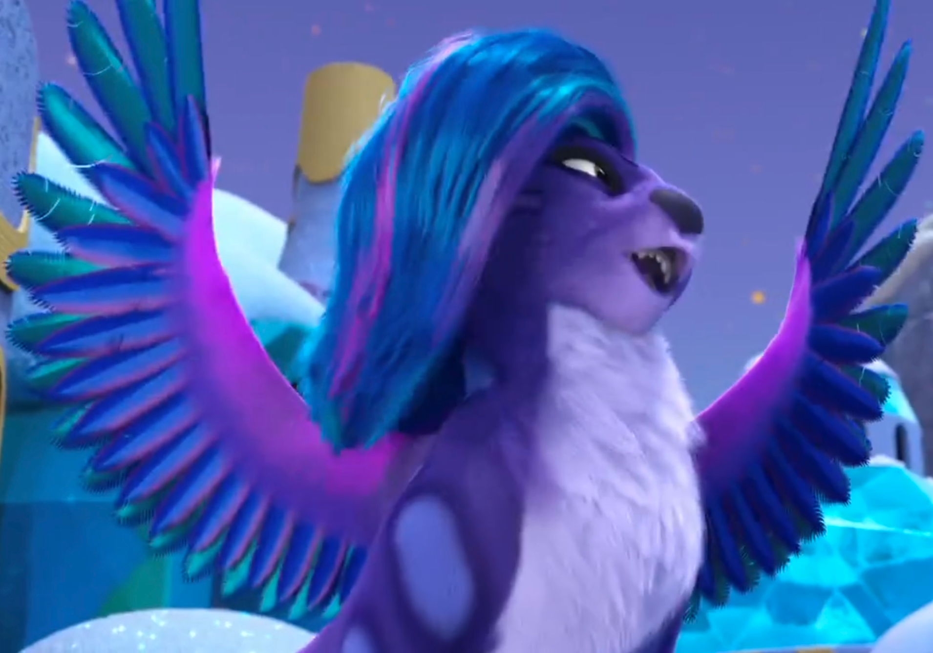 #3269002 - safe, screencap, allura, aq bars, big cat, leopard, snow ...