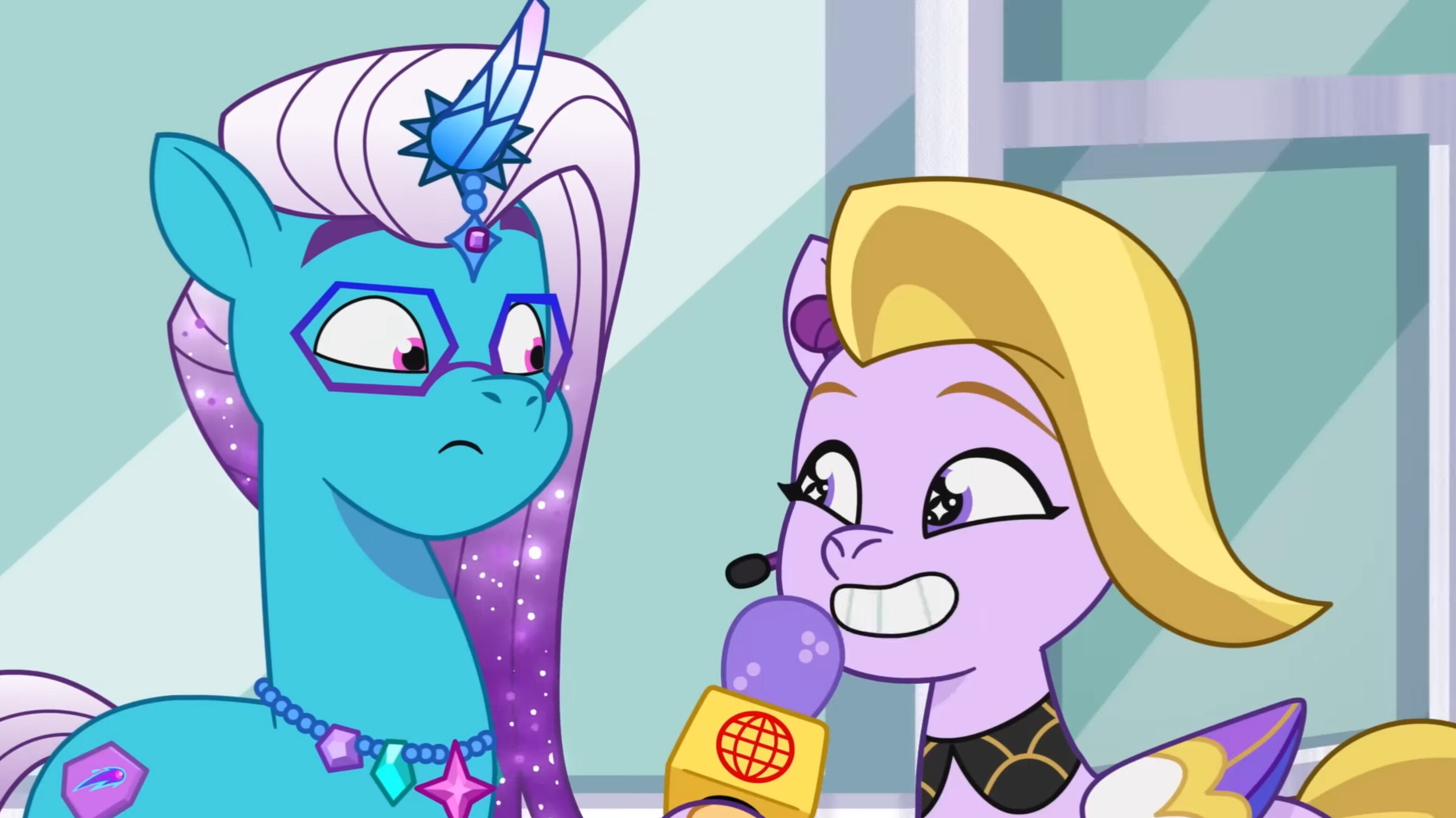 #3269402 - safe, screencap, comet (g5), dazzle feather, auroricorn, pegasus, pony, g5, my little ...