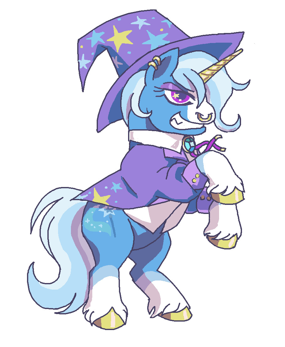 #3271663 - safe, artist:necronyancy, trixie, g4, redesign, simple ...