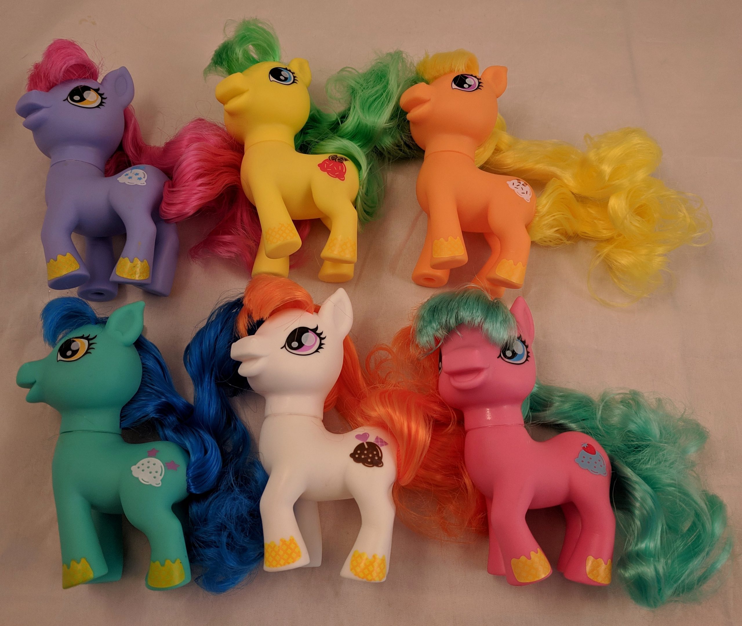 #3271666 - safe, earth pony, pony, bootleg, female, group, high res ...