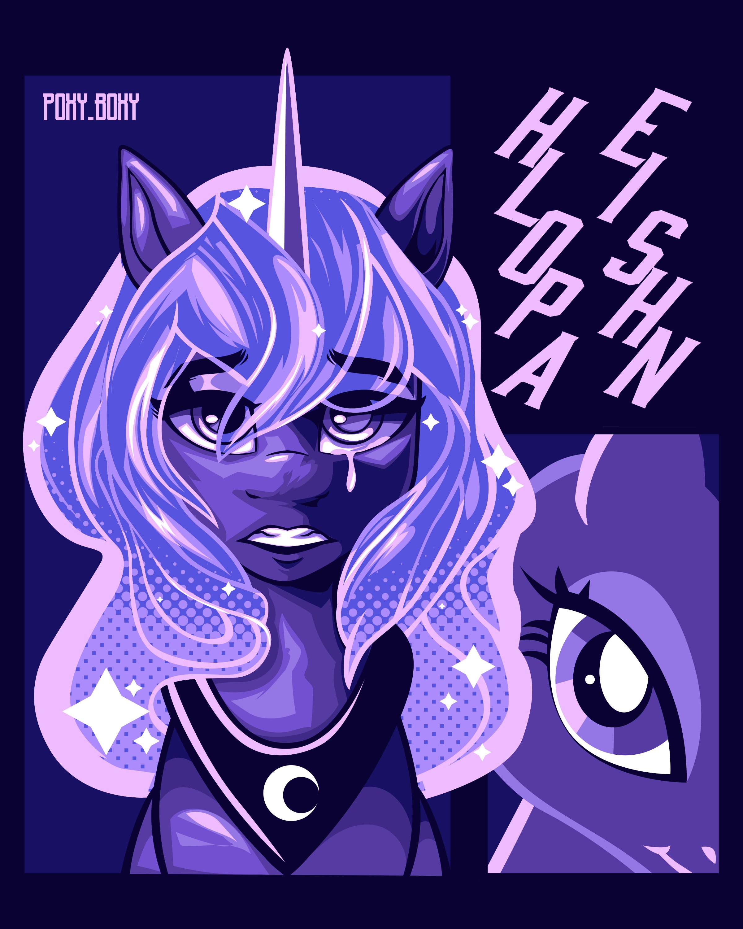 #3253792 - safe, artist:poxy_boxy, princess luna, alicorn, pony, g4 ...