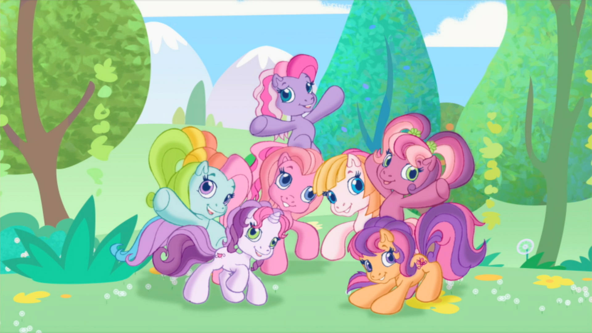#3254759 - safe, screencap, cheerilee (g3), pinkie pie (g3), rainbow ...