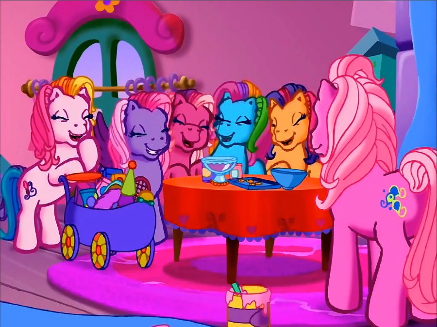 #3255570 - safe, screencap, cheerilee (g3), pinkie pie (g3), rainbow ...