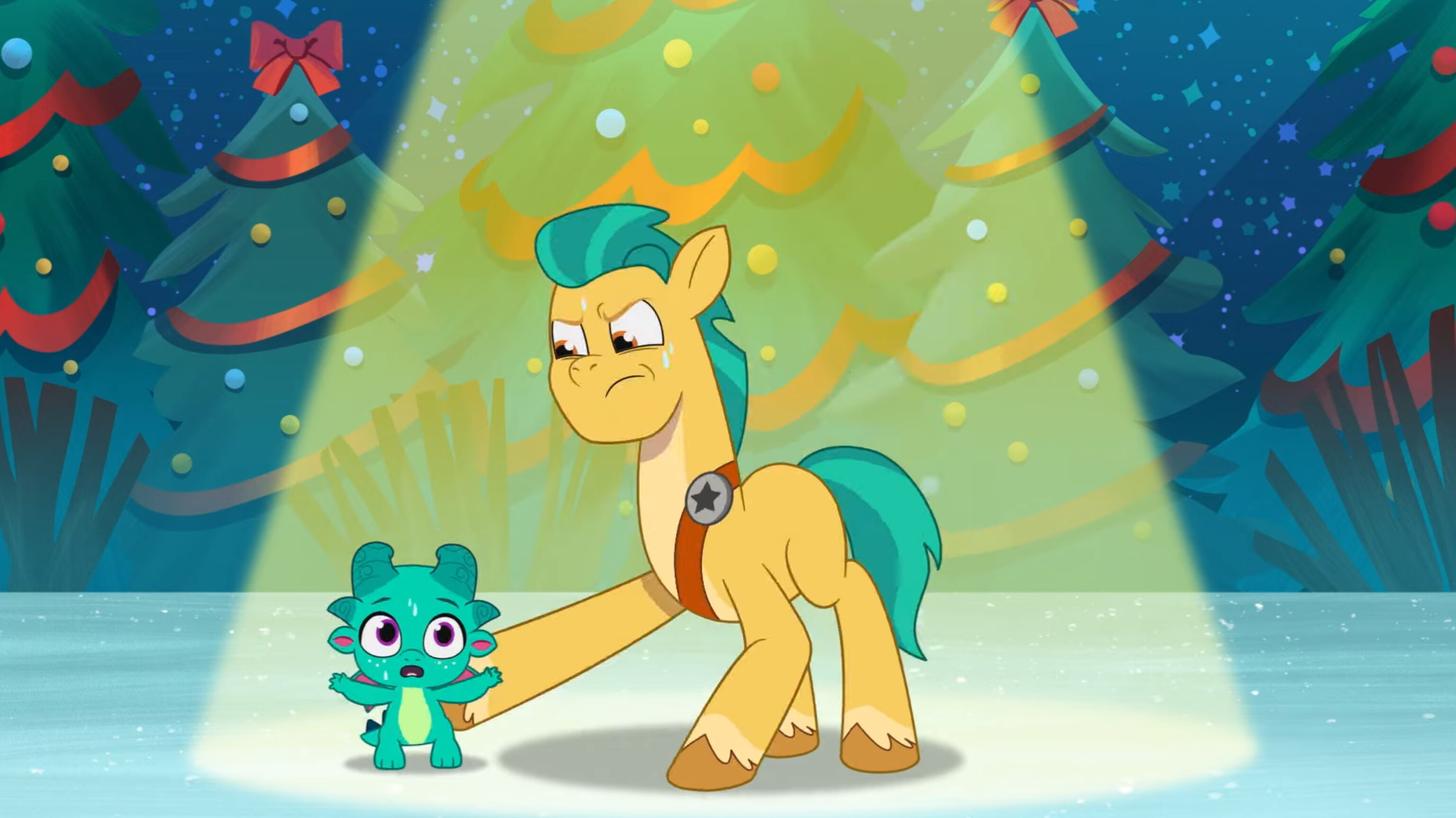 #3256390 - safe, screencap, hitch trailblazer, sparky sparkeroni ...