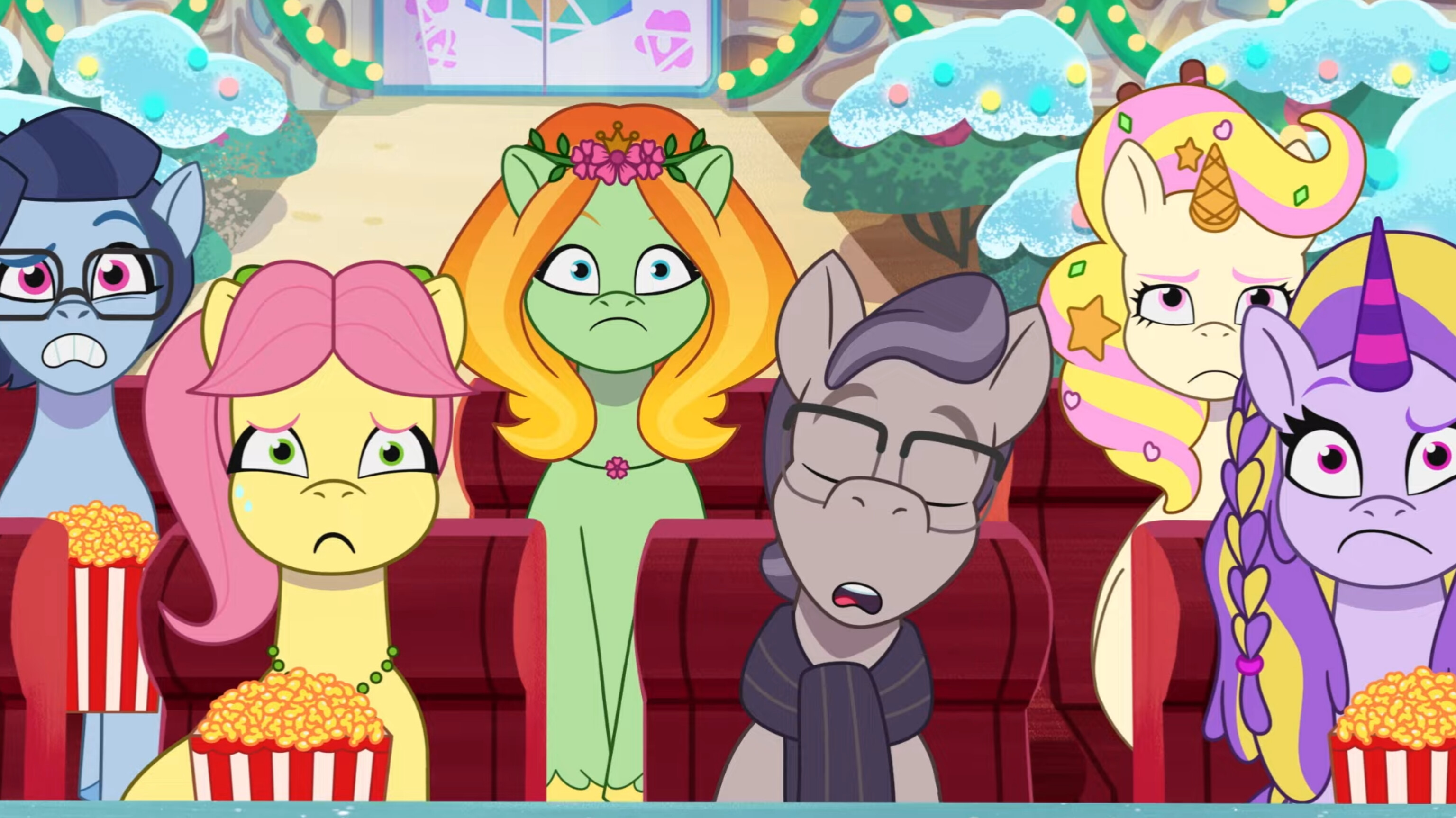 #3256443 - safe, screencap, dreamy (g5), ivy rose, notepad (g5), paisley bluebell, posey bloom ...