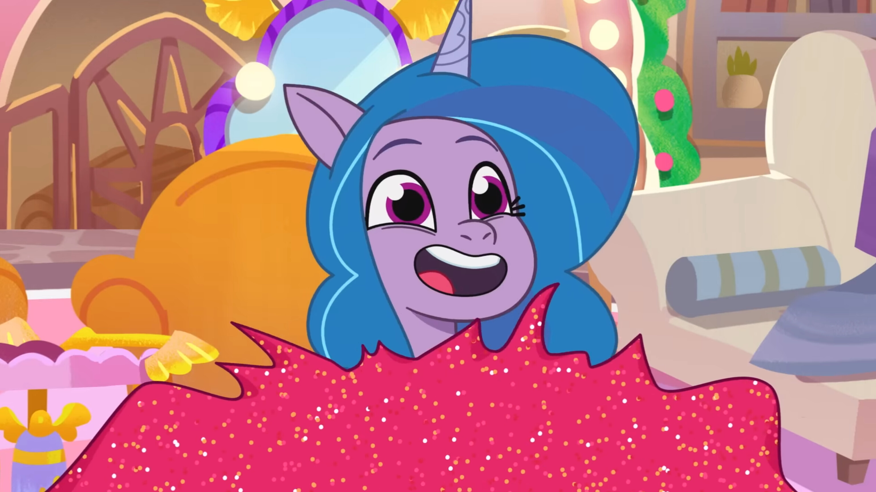 #3257128 - safe, screencap, izzy moonbow, pony, unicorn, equestria's got talent, g5, my little ...