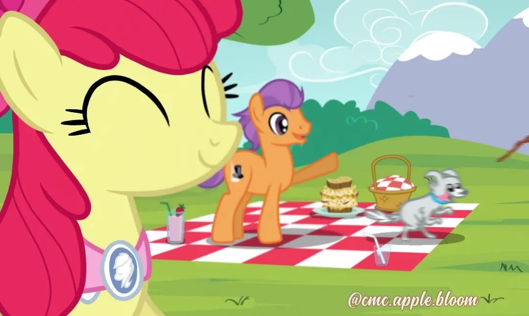 #3257548 - safe, artist:cmc.apple.bloom, apple bloom, tender taps, oc ...