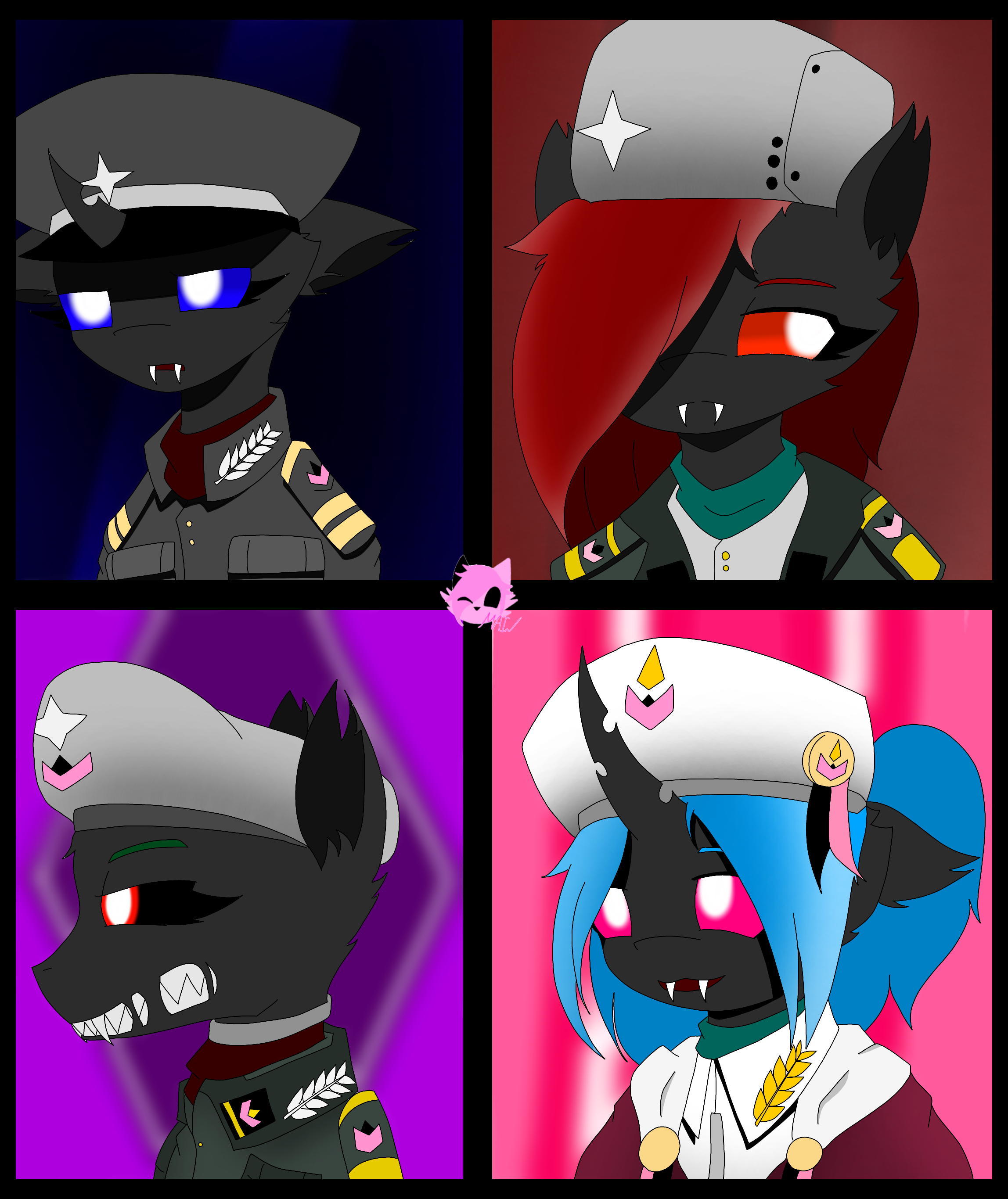 #3037799 - safe, changeling, equestria at war mod, blue eyes, bust ...