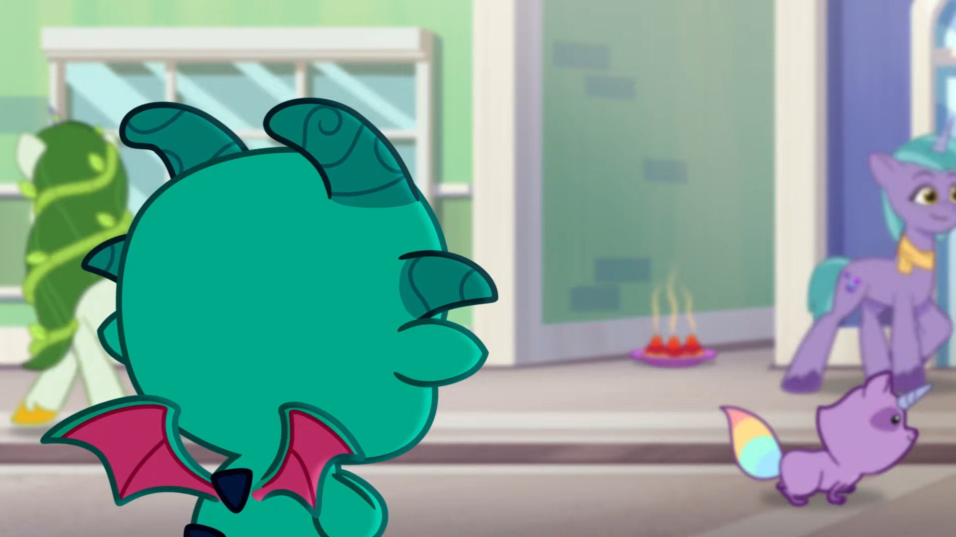 #3043083 - safe, screencap, sparky sparkeroni, dragon, earth pony, pony ...