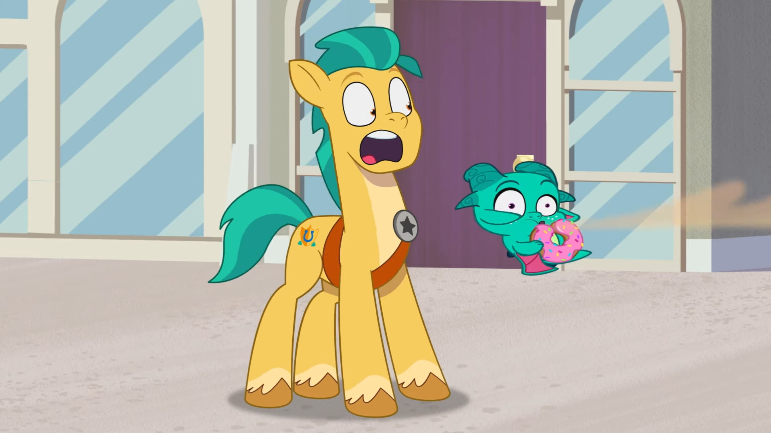 #3043184 - safe, screencap, hitch trailblazer, sparky sparkeroni ...