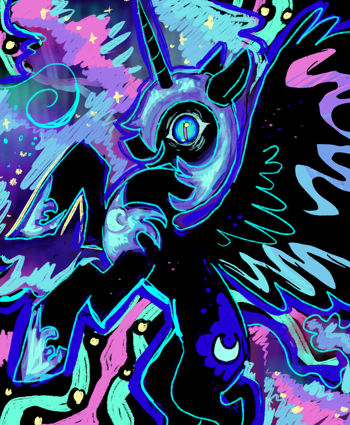 #3043260 - safe, nightmare moon, alicorn, flutterbutton, solo - Derpibooru