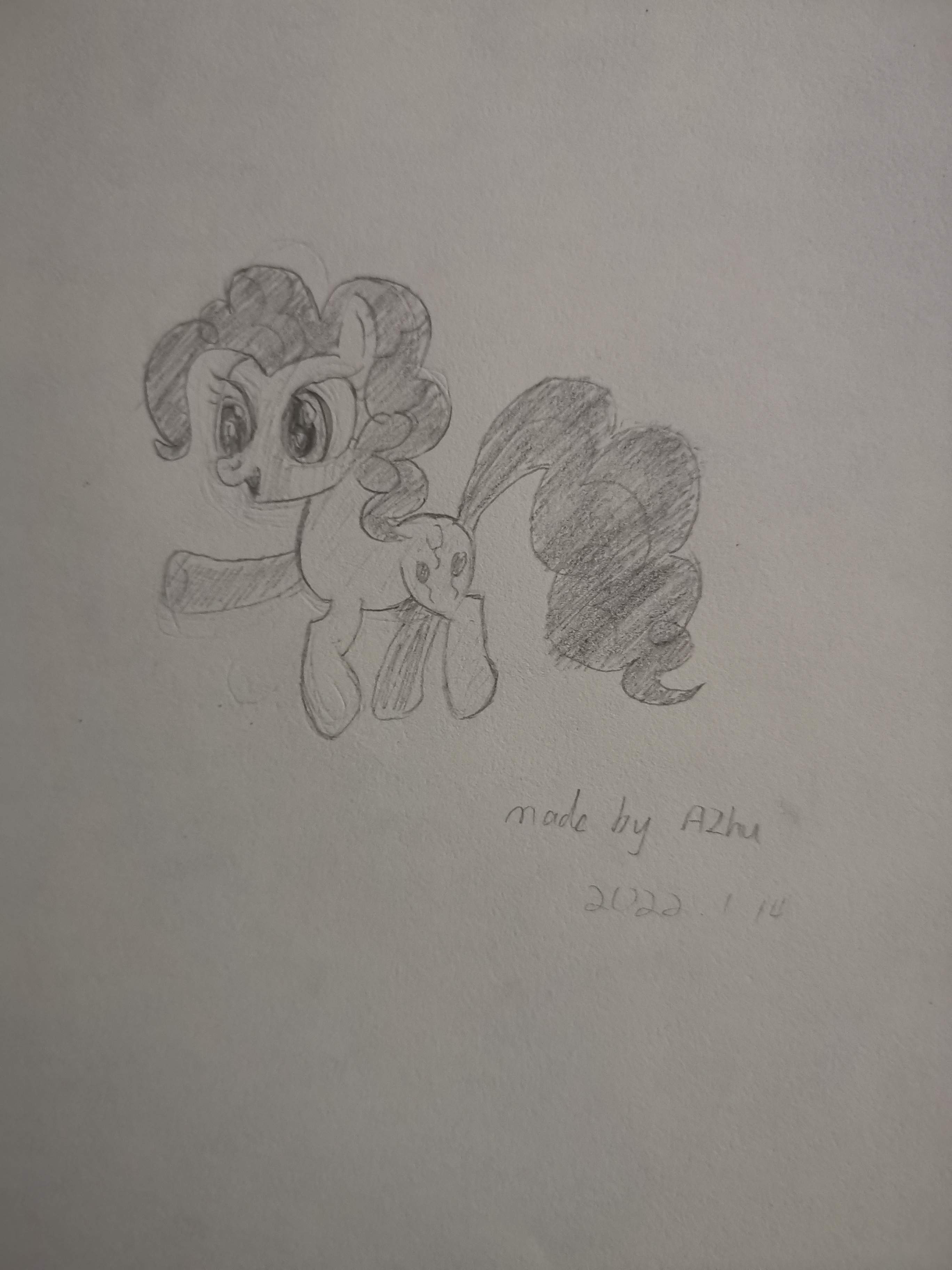 #3043875 - safe, artist:azhu, pinkie pie, earth pony, pony, g4, high ...