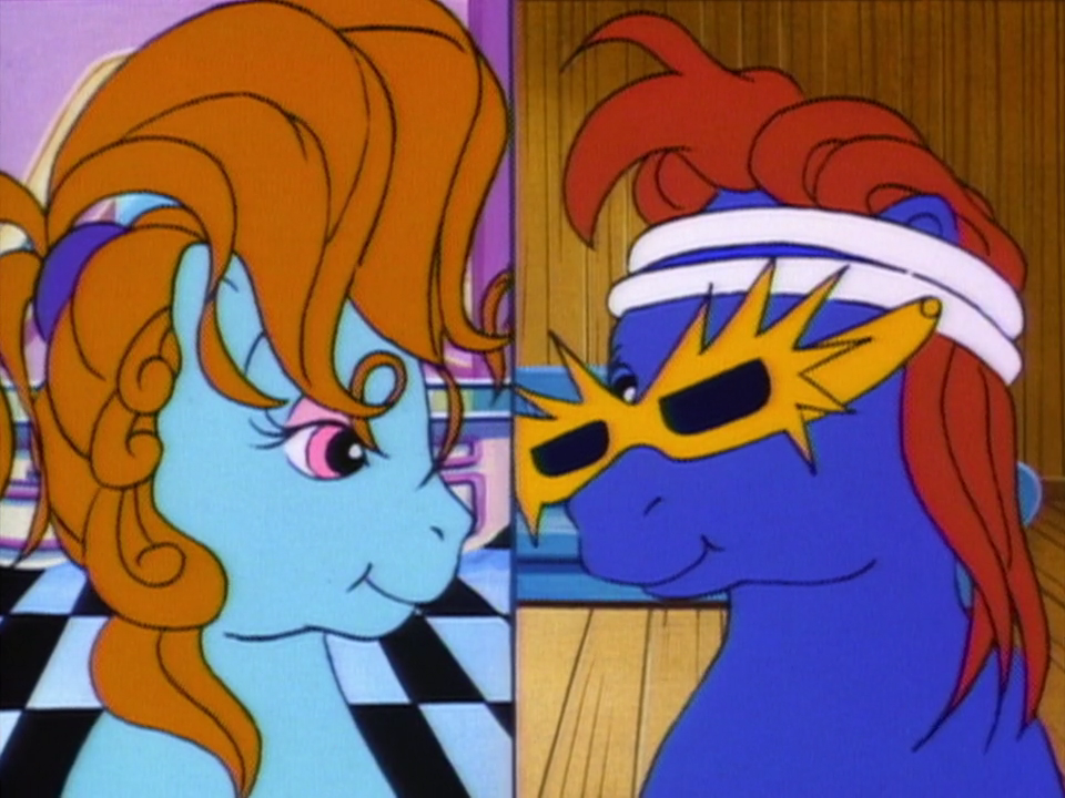 #3043903 - safe, screencap, bright eyes, lancer, earth pony, pony, g1 ...