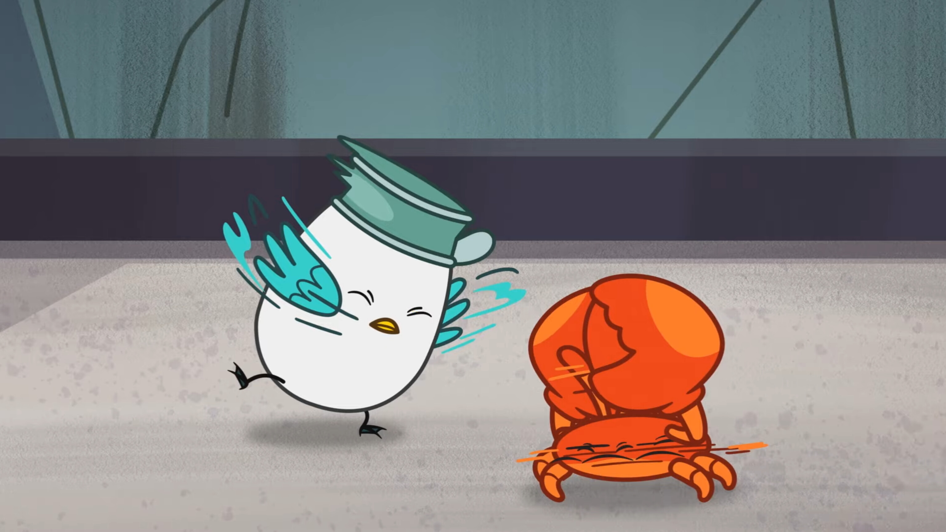 #3044472 - safe, screencap, kenneth, mcsnips-a-lot, bird, crab, seagull ...