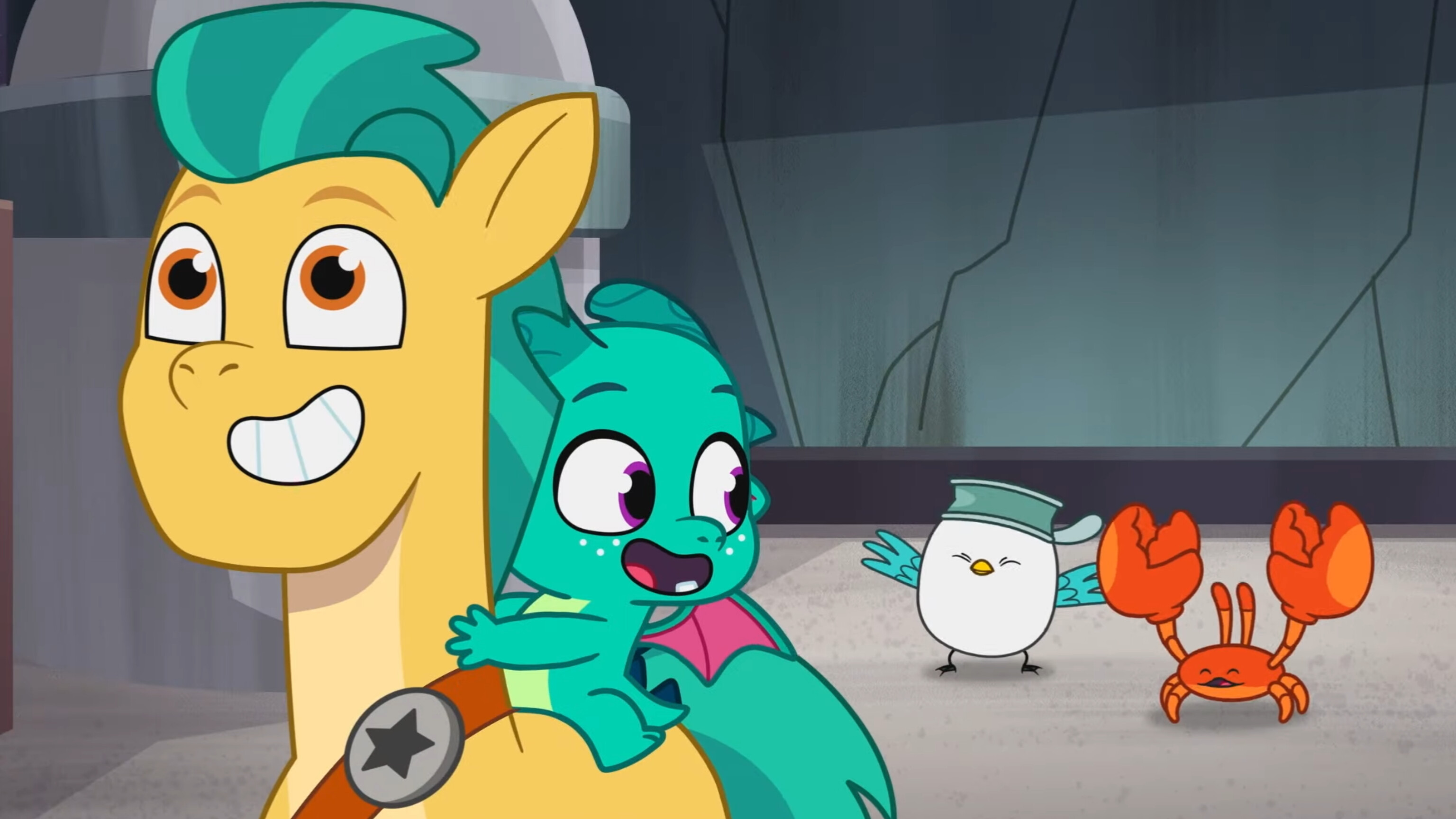 #3044475 - safe, screencap, hitch trailblazer, kenneth, mcsnips-a-lot ...