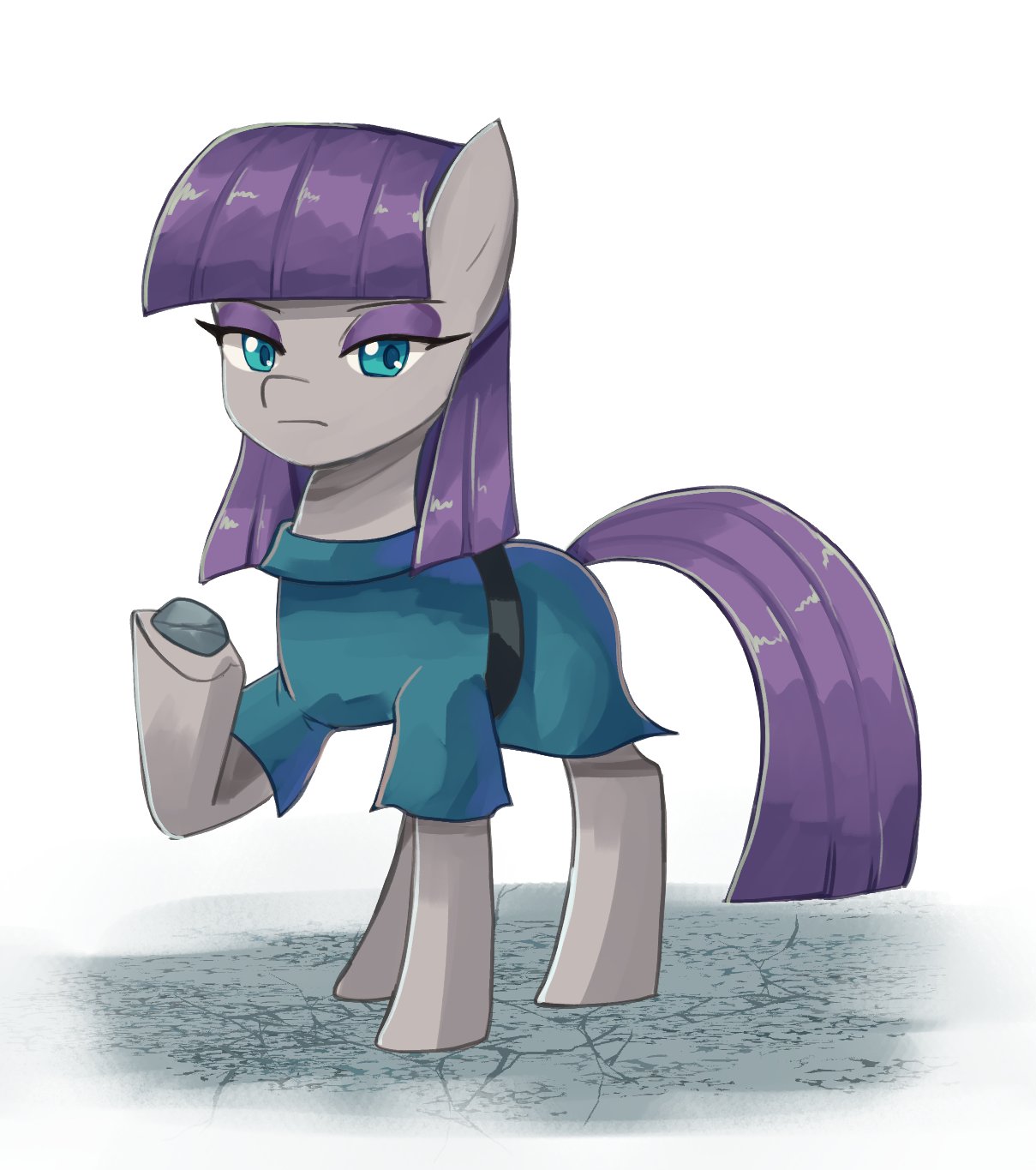 #3045319 - safe, artist:plusplus_pony, boulder (g4), maud pie, earth ...