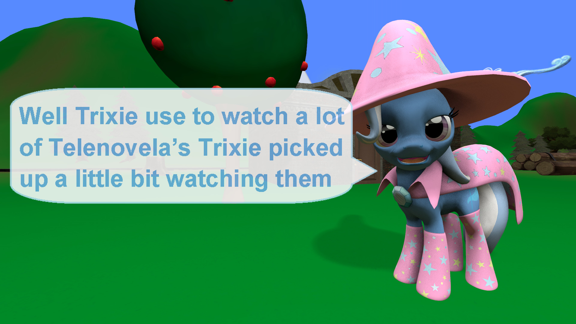 #3046286 - safe, artist:ask-the-luna-knight, trixie, g4, 3d, source ...