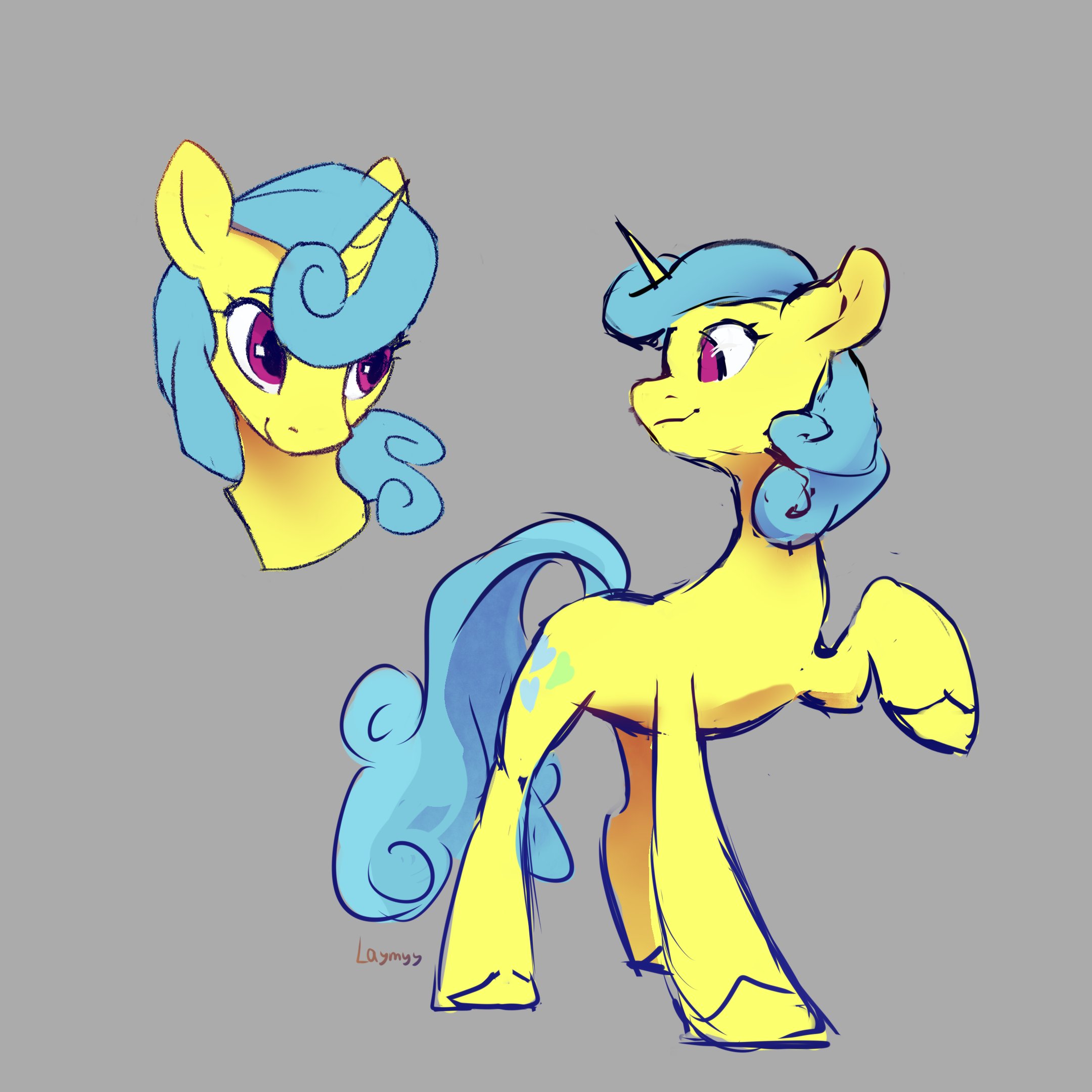 mlp lemon hearts vector