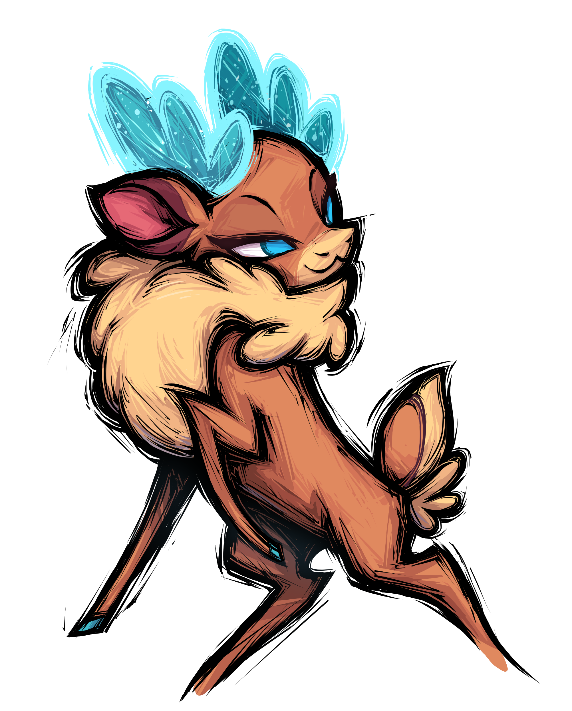 #3050256 - safe, artist:alts-art, velvet (tfh), deer, reindeer, them's fightin' herds, community ...