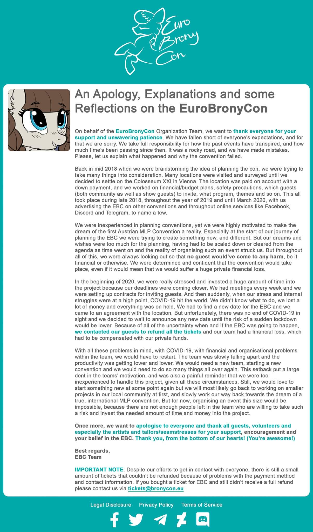 #3050836 - safe, oc, oc:connie bloom, announcement, euro bronycon, text ...