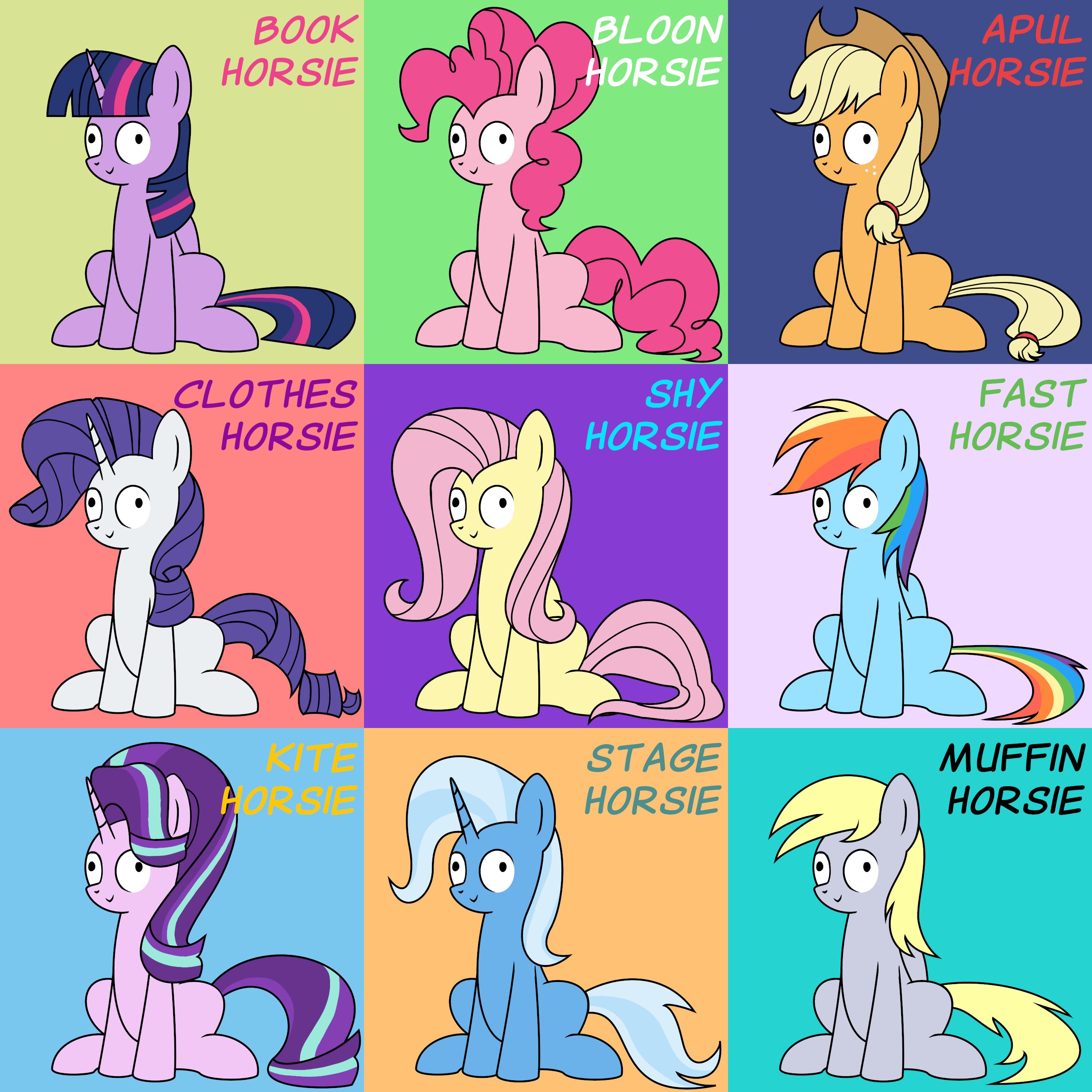 #3051433 - safe, artist:banquo0, applejack, derpy hooves, fluttershy ...