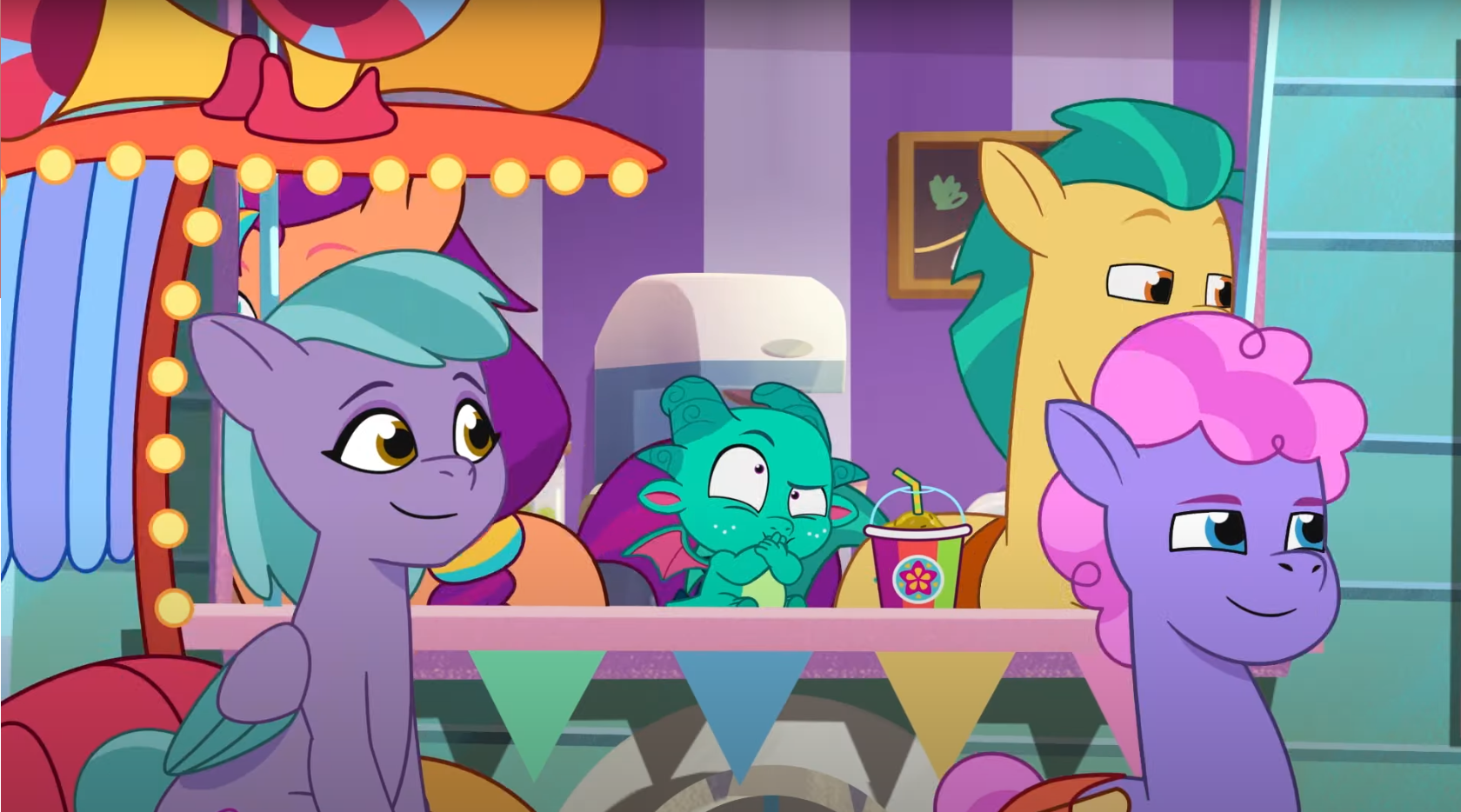 #3051745 - safe, screencap, hitch trailblazer, shiny sparks, sparky ...