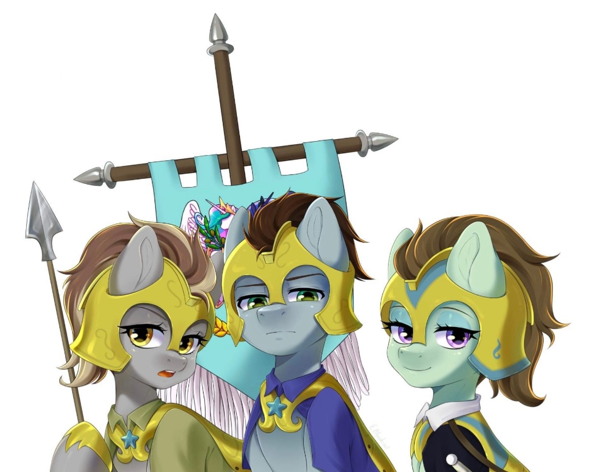 #3051970 - safe, artist:topkick, oc, oc only, oc:cooper, oc:gunsmoke ...