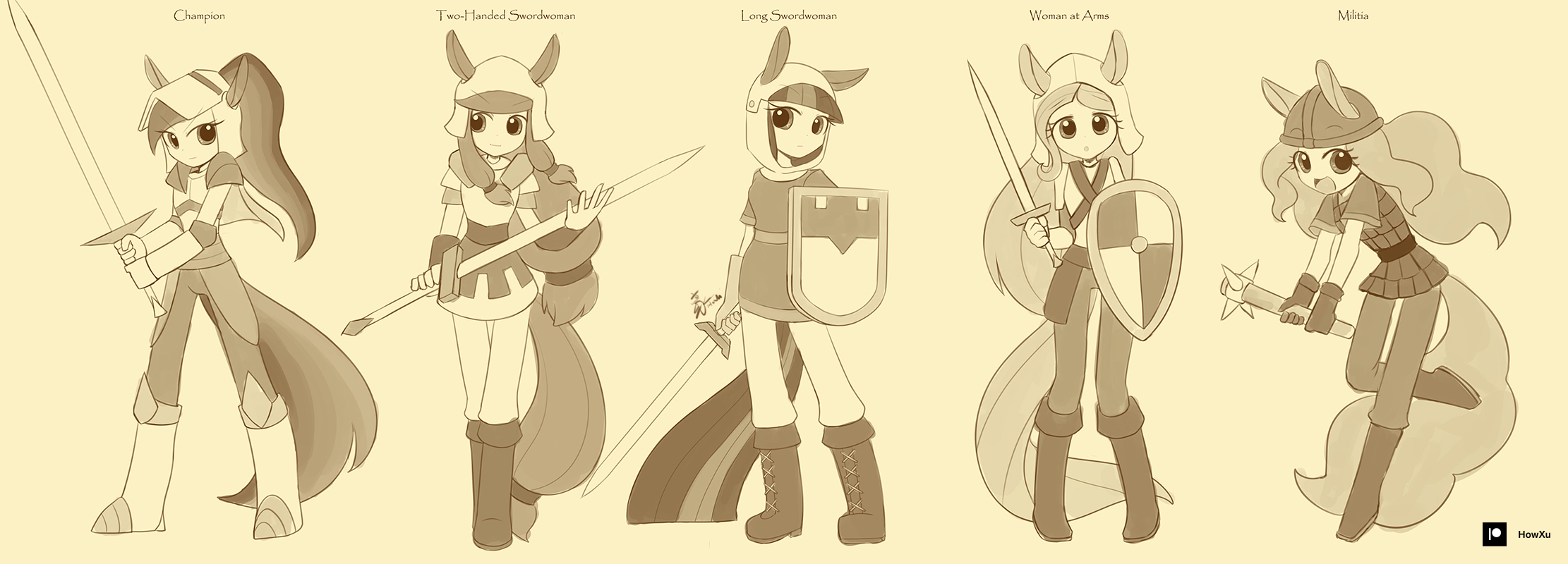 #3051999 - safe, artist:howxu, applejack, fluttershy, pinkie pie ...