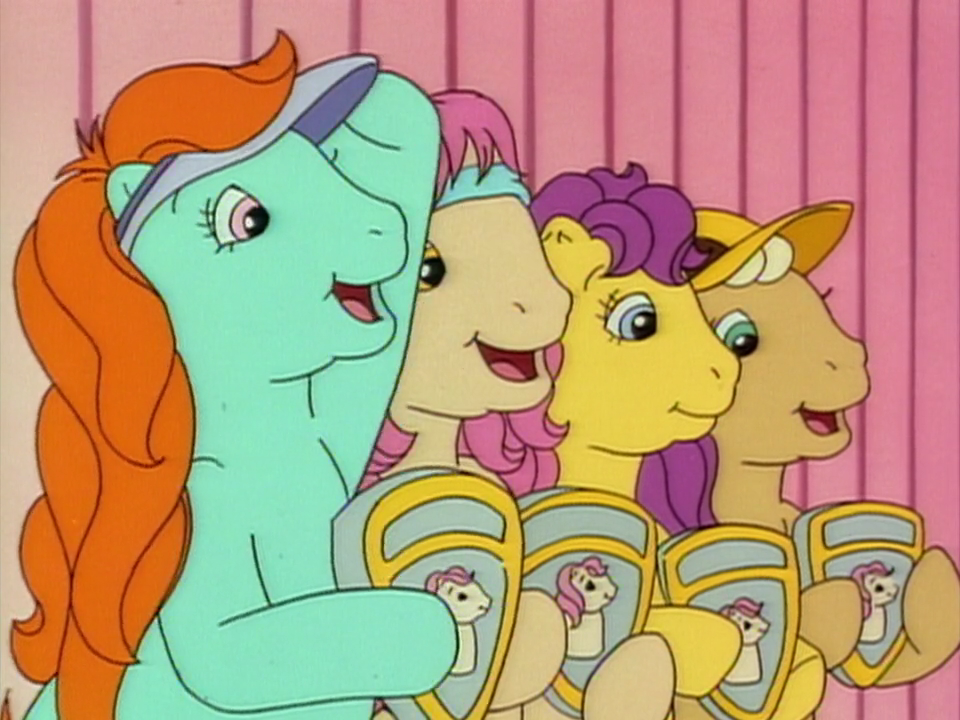 #3053002 - safe, screencap, ace, bon bon (g1), bright eyes, patch (g1 ...