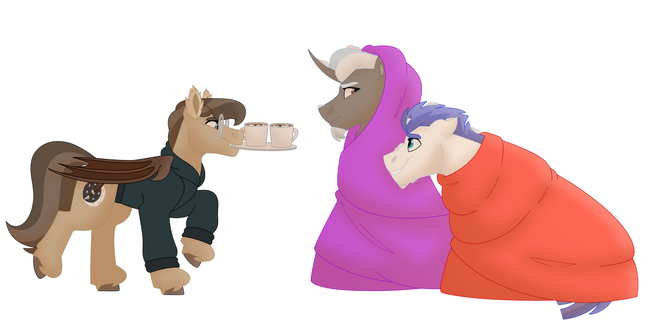 #3039964 - safe, artist:itstechtock, oc, oc:polished lance, oc:swift ...