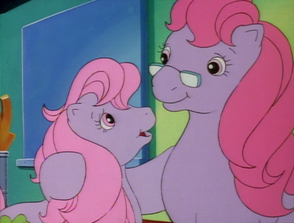 #3041118 - safe, screencap, clover (g1), mrs. bloom, earth pony, pony ...