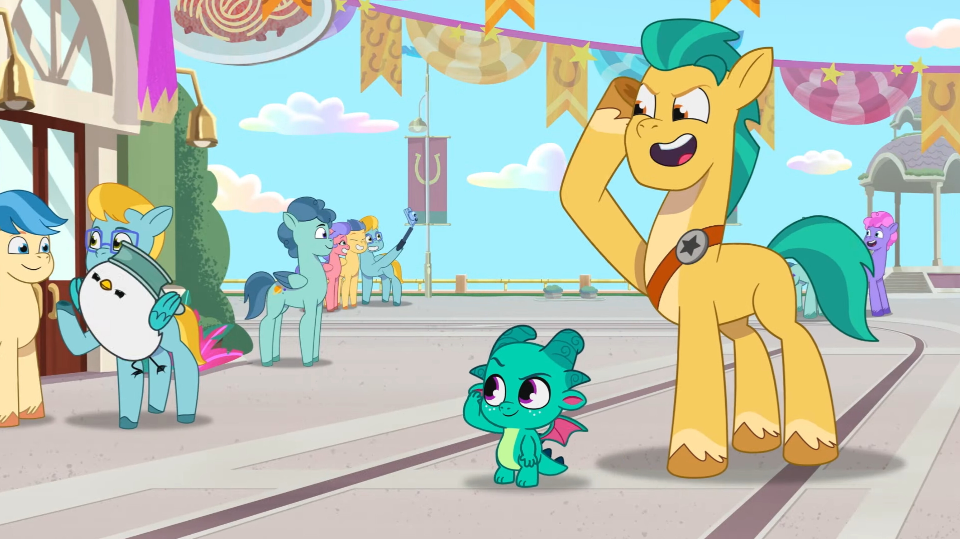 #3042777 - safe, screencap, cherry flyaway, feather clips, galaxy star ...