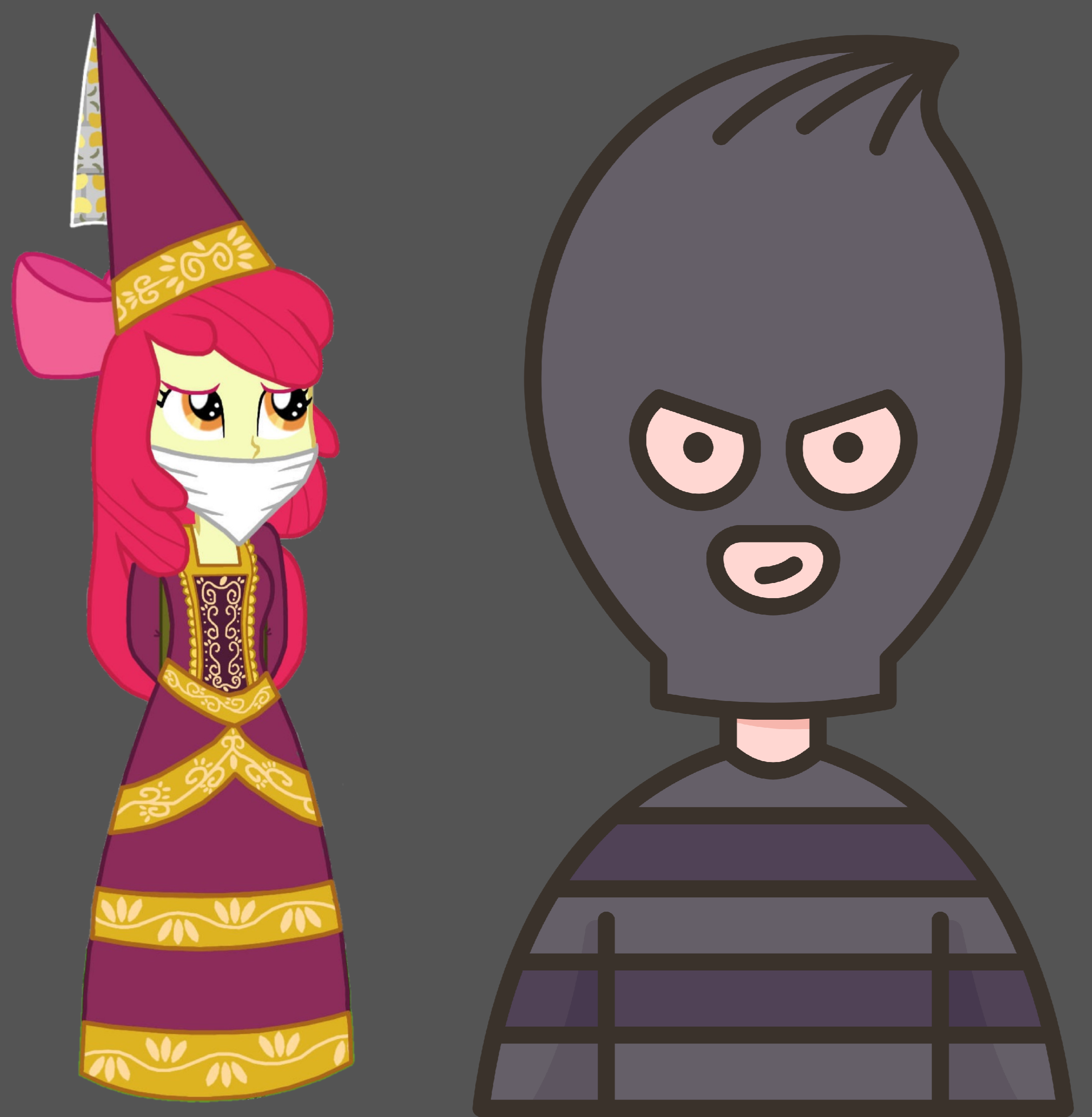 #3060655 - safe, artist:robukun, apple bloom, human, equestria girls ...