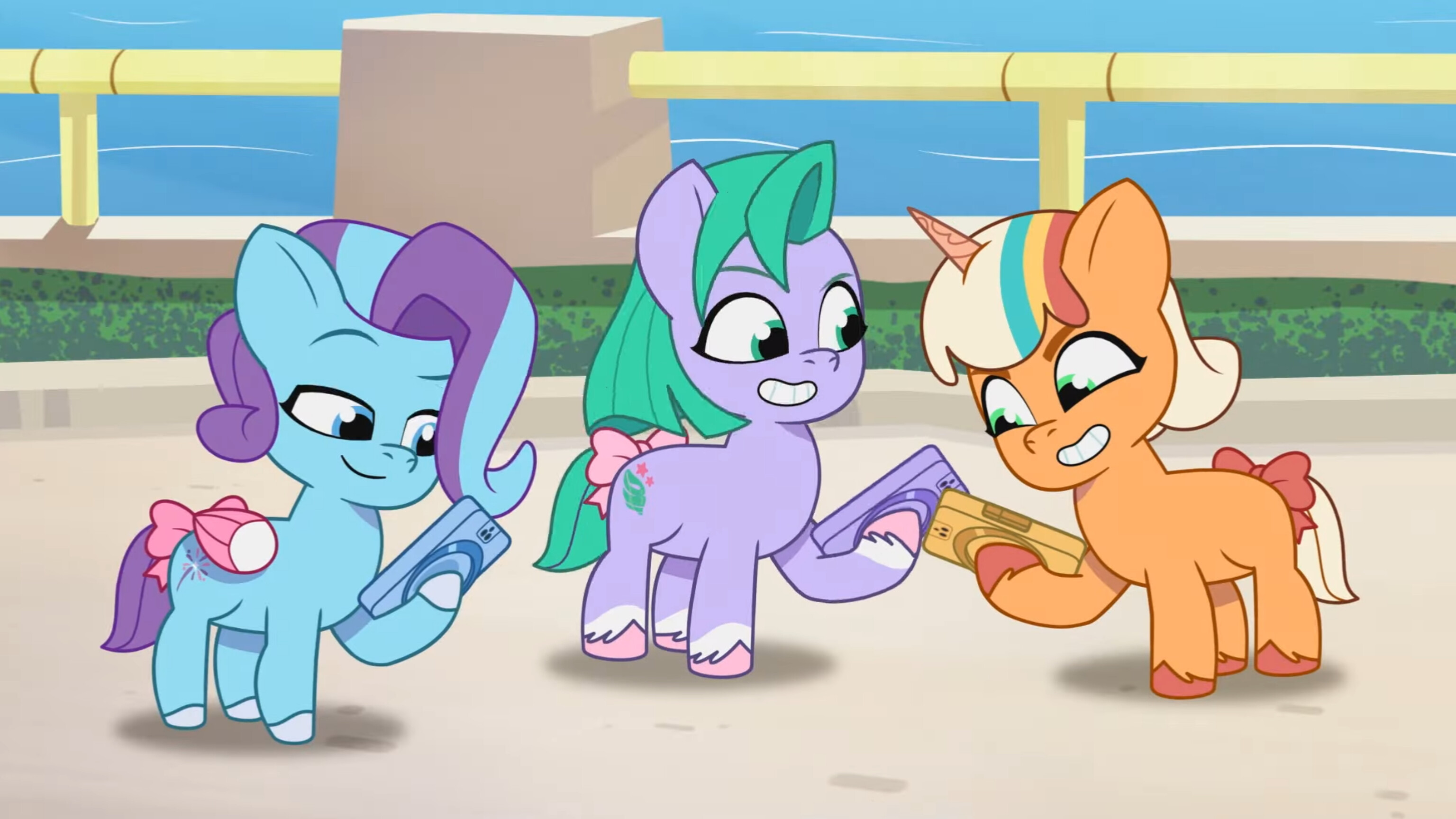 #3061486 - safe, screencap, glory (g5), peach fizz, seashell (g5 ...