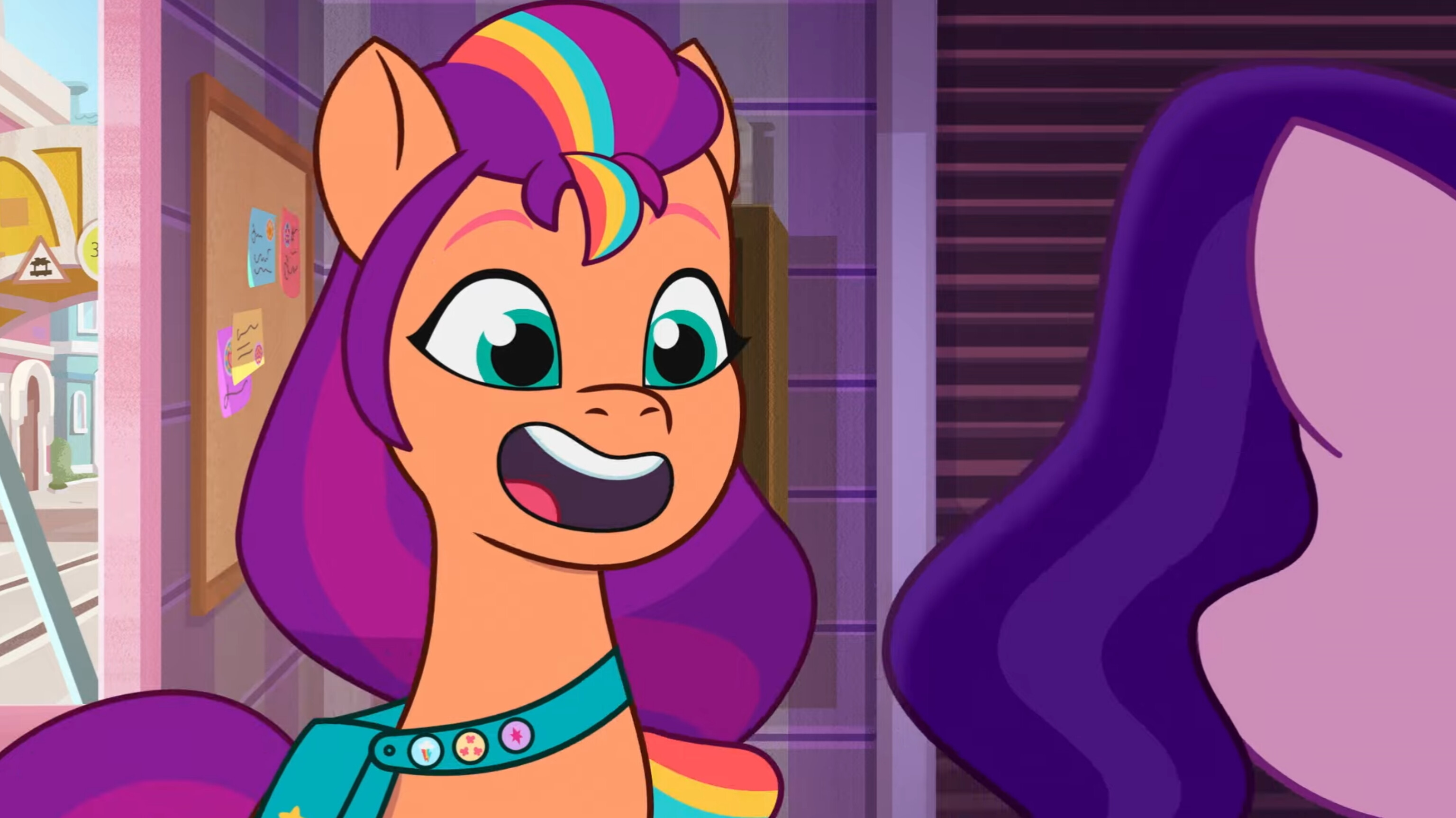 #3061754 - safe, screencap, pipp petals, sunny starscout, earth pony ...
