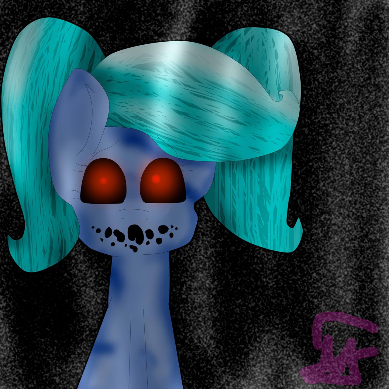 #3062366 - semi-grimdark, oc, earth pony, scary, trypophobia - Derpibooru