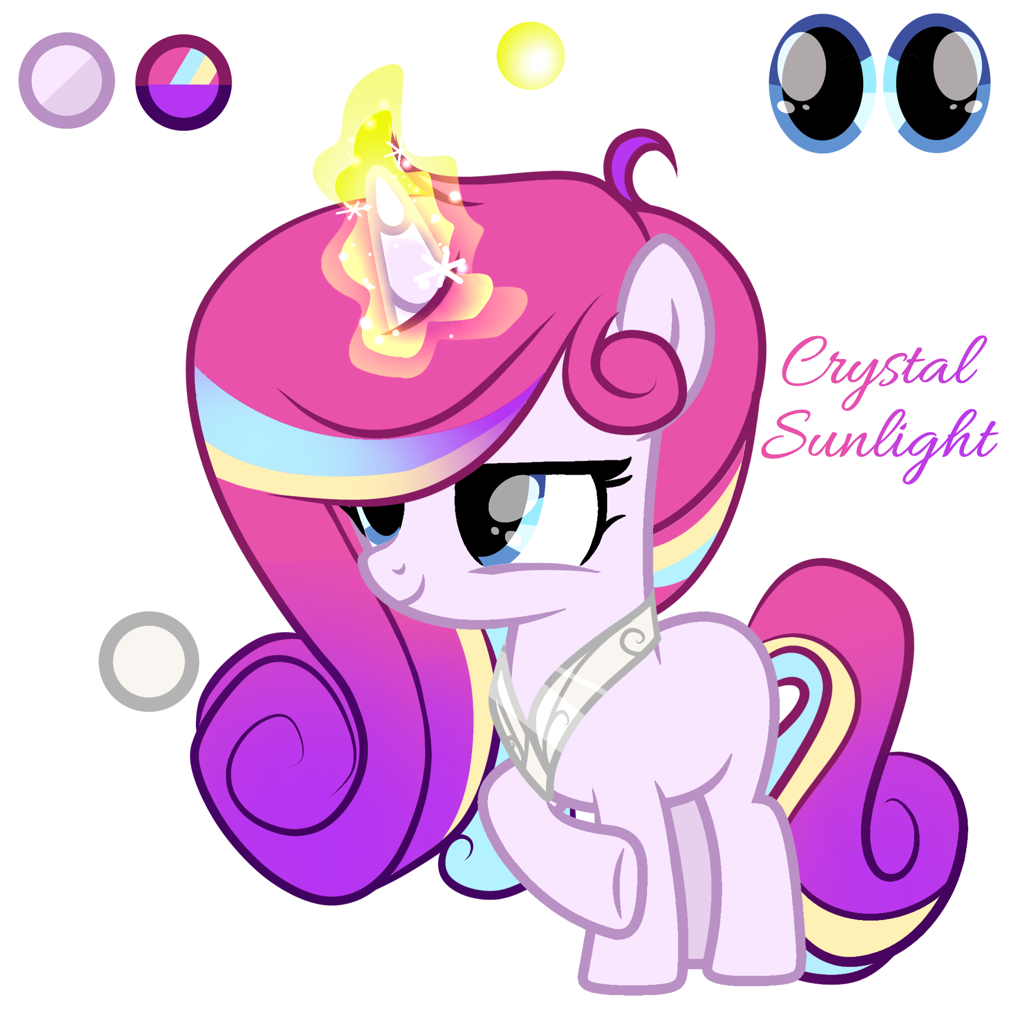 #3062758 - safe, artist:harmonyvitality-yt, oc, oc only, oc:crystal sunlight, pony, unicorn ...