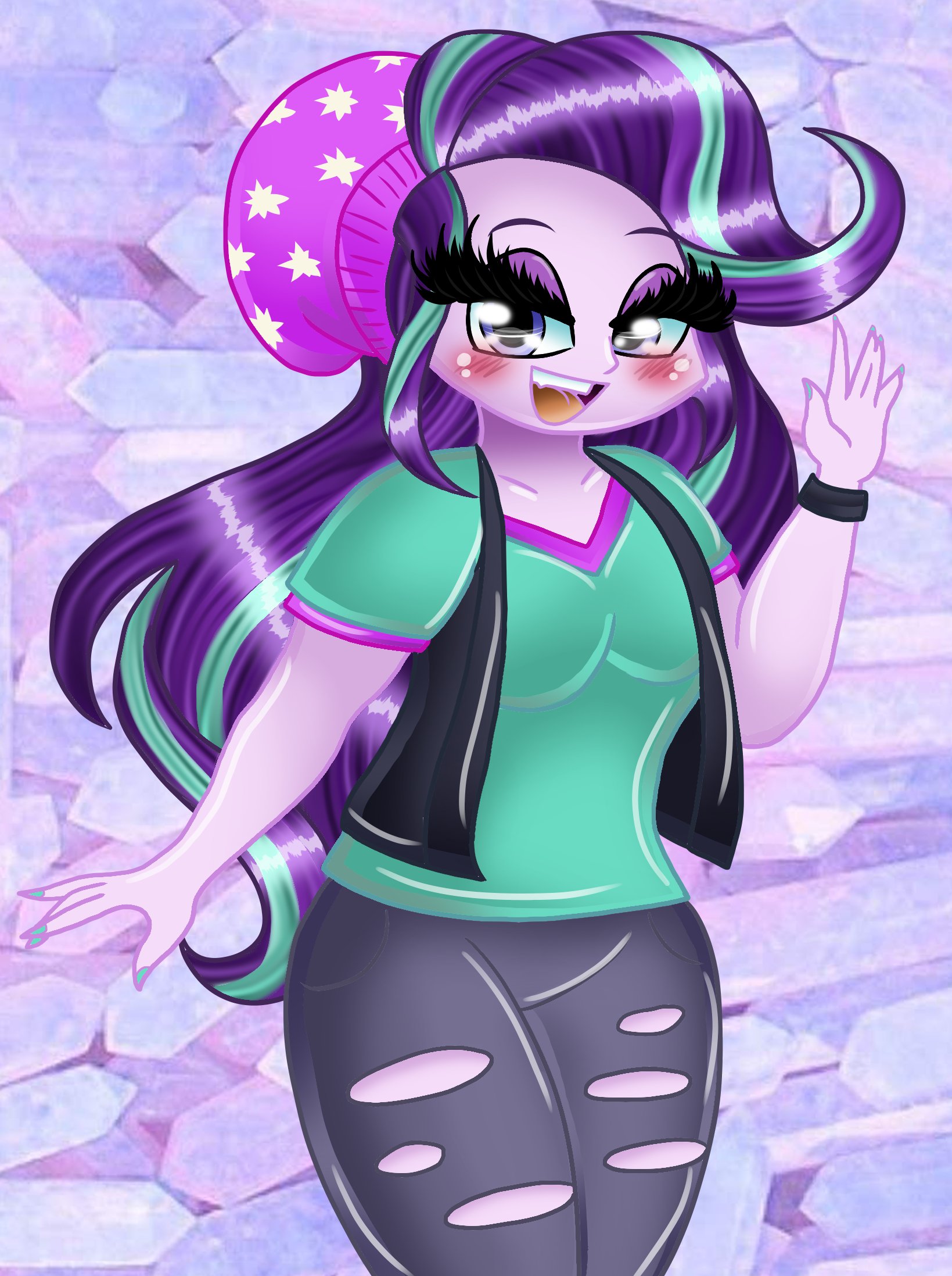 #3066864 - safe, artist:shadowiesart, starlight glimmer, human ...