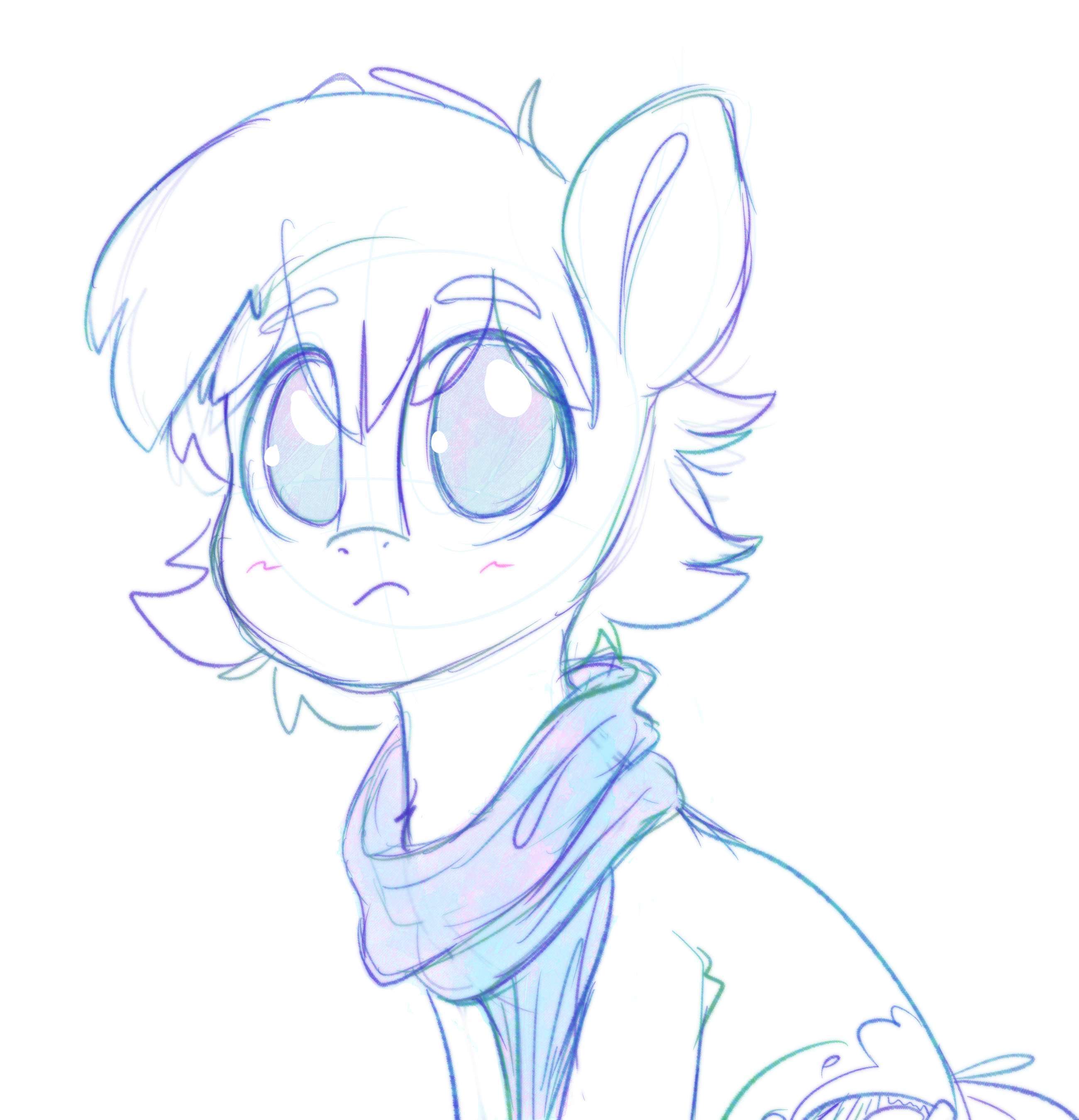 #3068297 - safe, artist:fluffyxai, oc, oc only, oc:spirit wind, earth pony, pony, clothes, earth ...