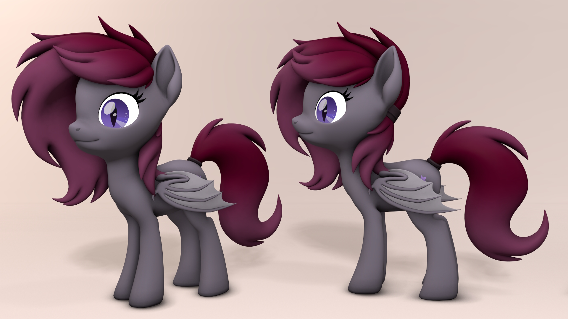 #3068402 - safe, artist:whiteskypony, oc, oc:vesper moon, bat pony ...